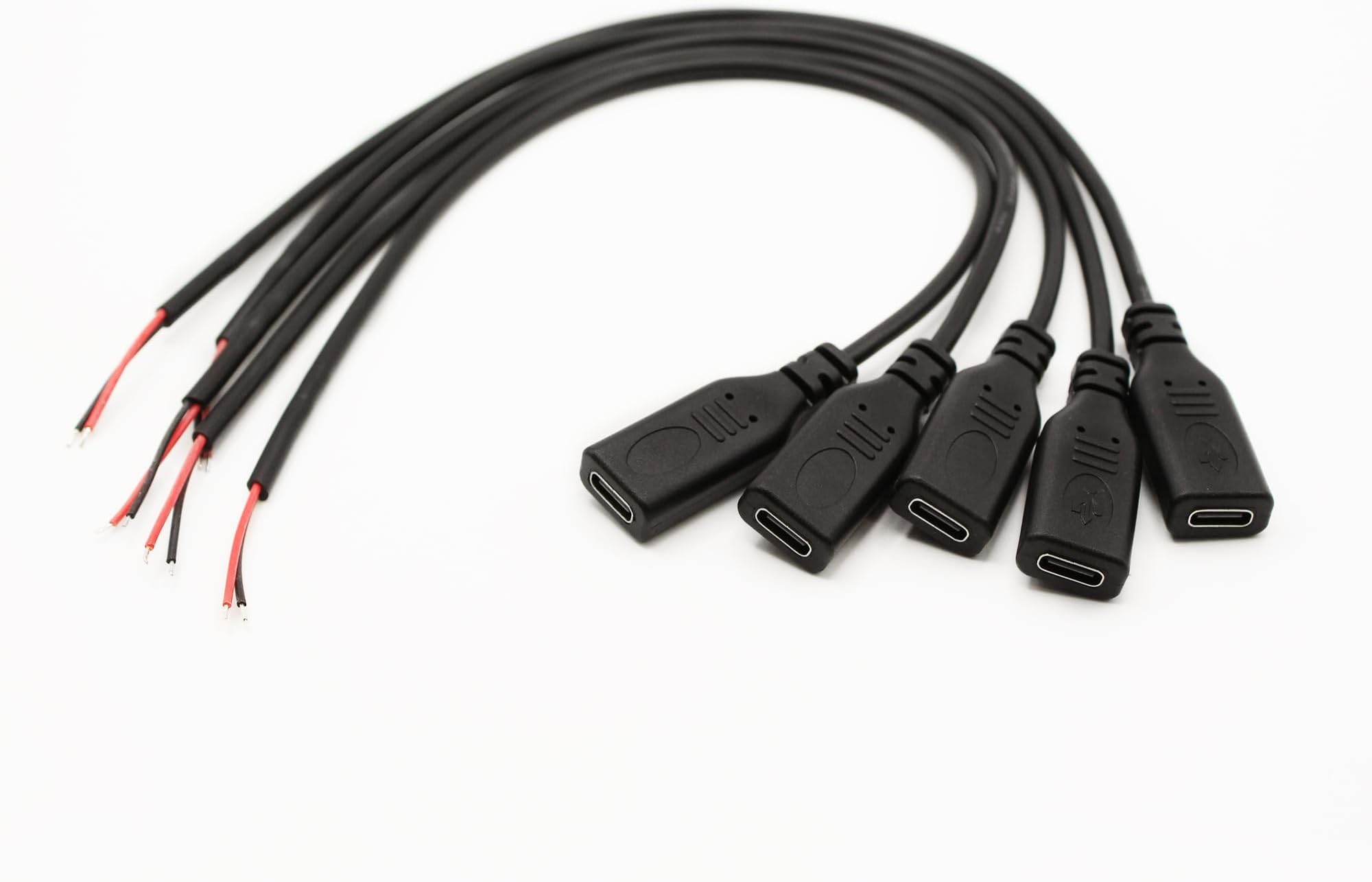 Amazon.com: ELNONE 2PCS USB C Female Pigtail, 0.3M/1Feet 22AWG Type C ...