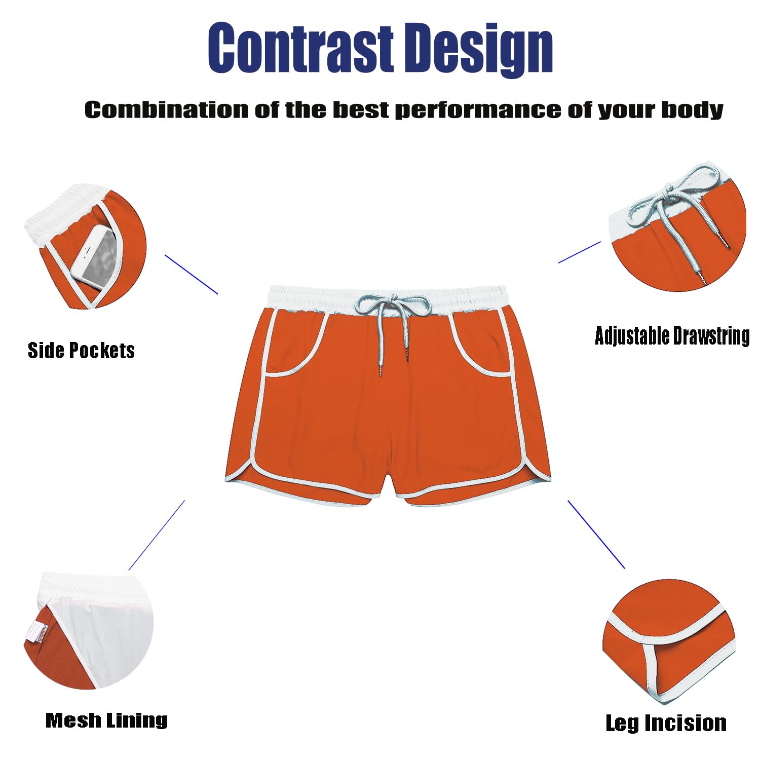 Snapklik.com : Men American Flag Bathing Suit Squre Cut Boxer Briefs ...