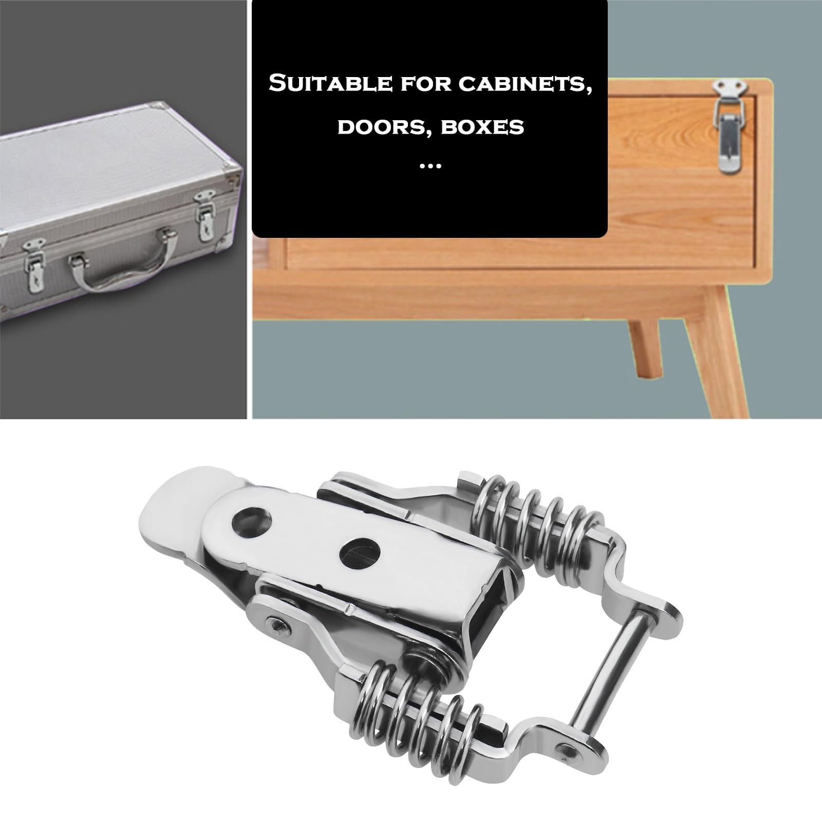 ECSiNG 10pcs 304 Stainless Steel Lever Lock Cap Lock Box Lock Lever ...