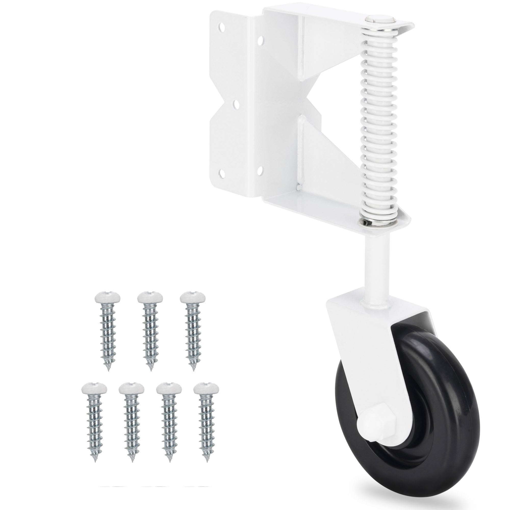 Swivel Caster Wheels Skelang Spring Loaded Gate Castor, Retractable 6 ...