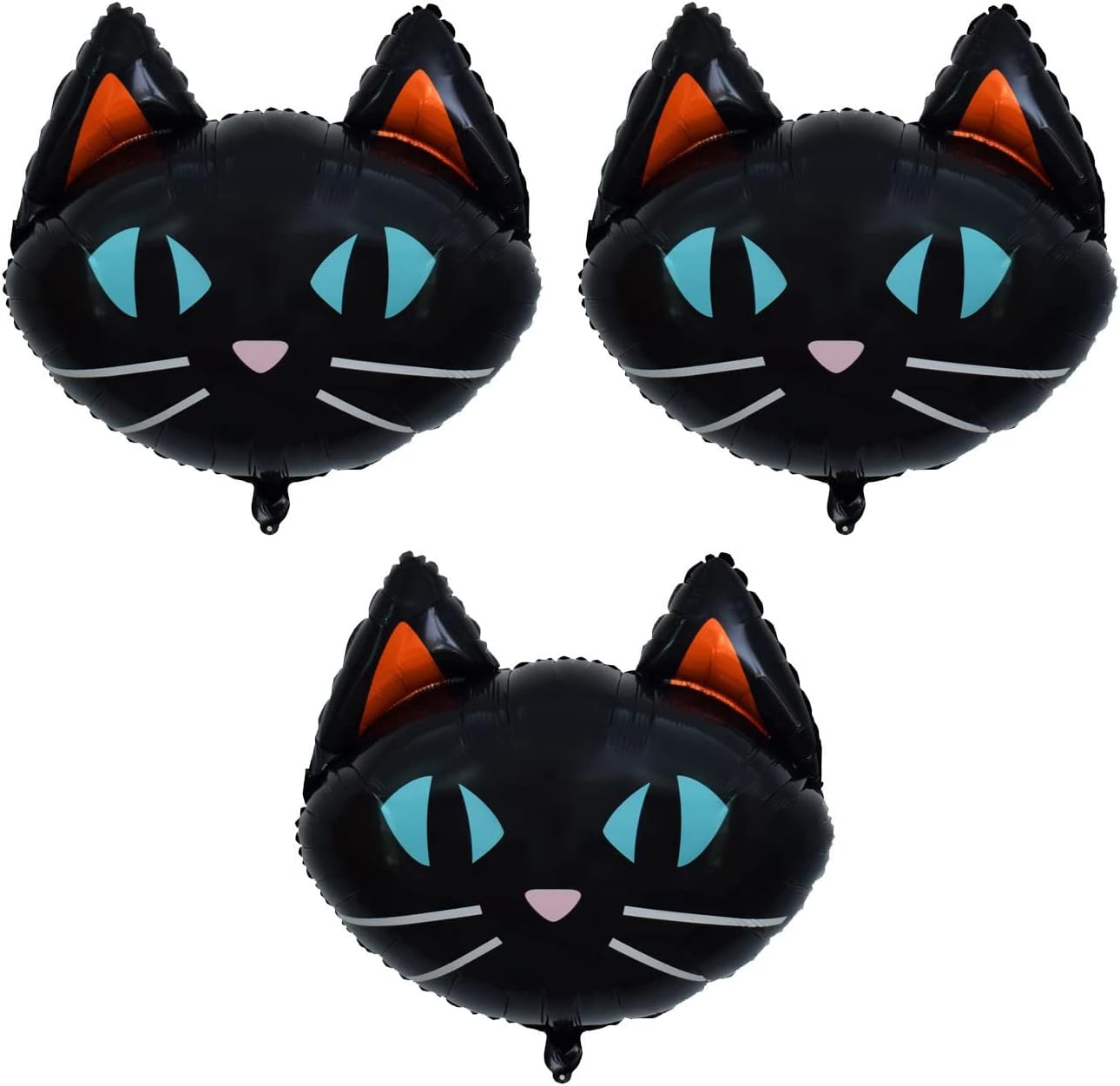 Amazon.com: 25.6" Black Cat Balloons - Cat Head Foil Balloon Decoration ...
