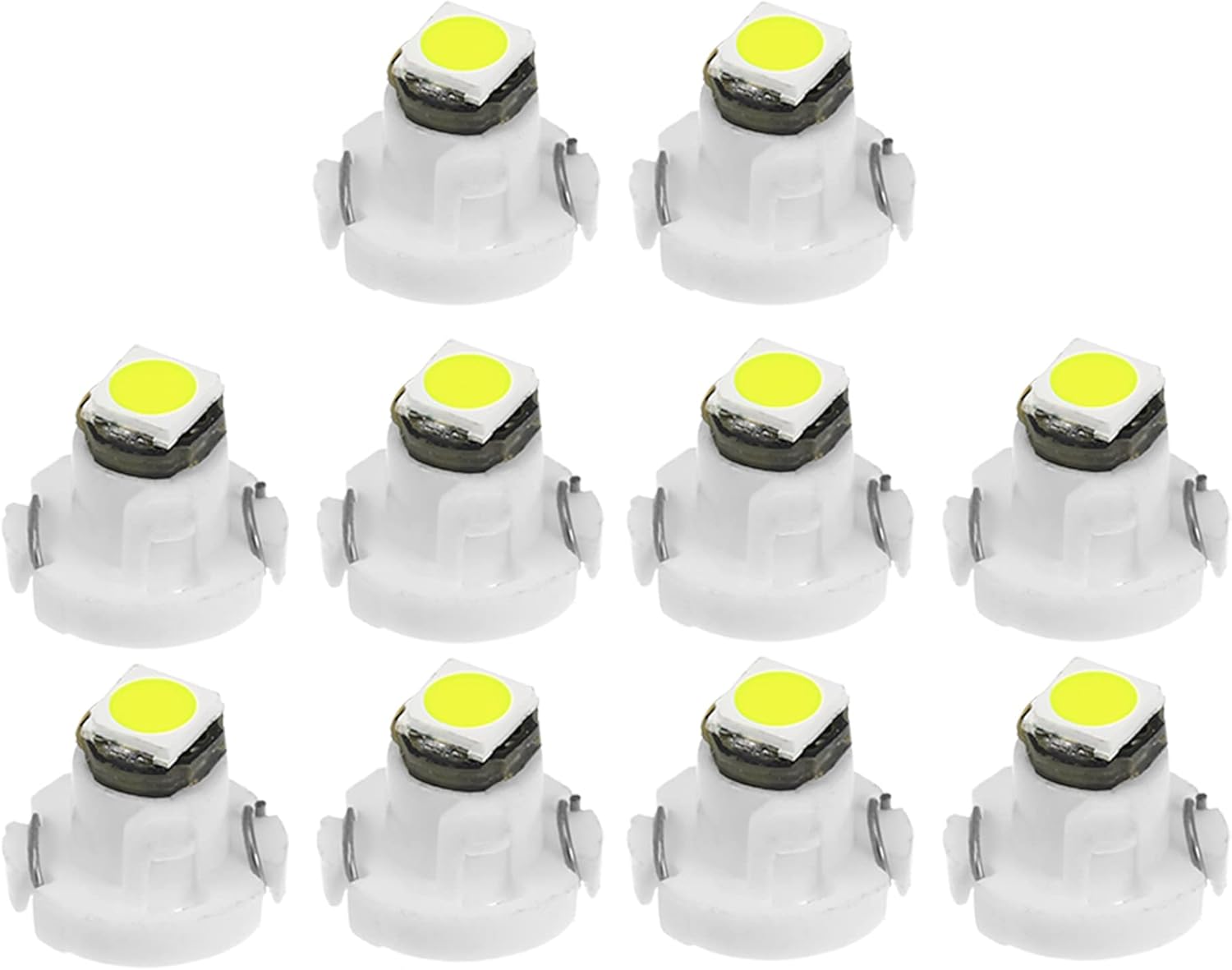 Amazon.com: X AUTOHAUX 10 Pcs White T3 3030 LED 12V Car Instrument ...