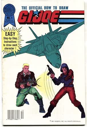 Amazon.com: Official How To Draw G.I. Joe #1 1987 comic book ...
