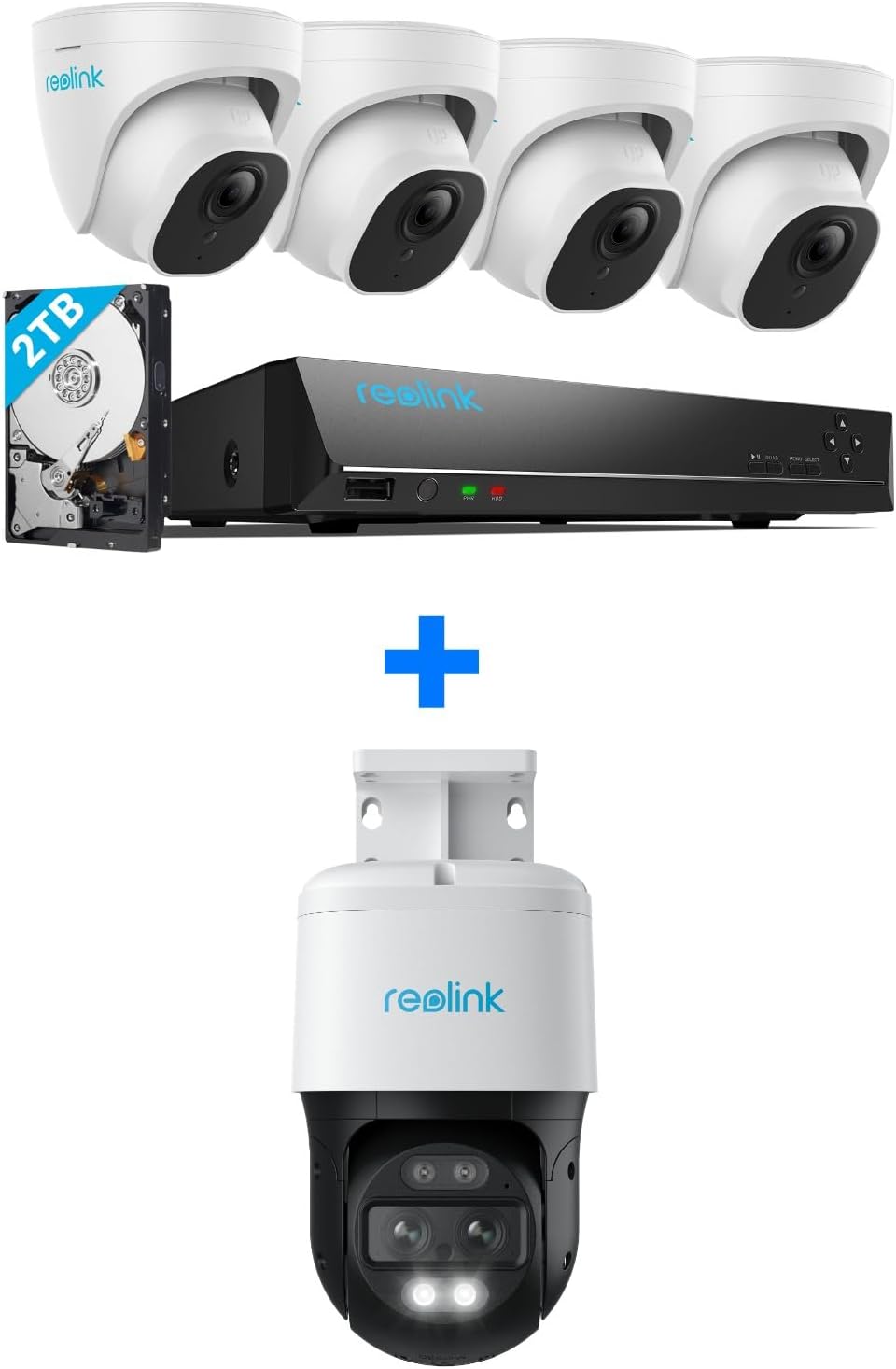 Amazon.com : Reolink PoE Security Camera System Bundle, 4pcs 5MP Dome ...