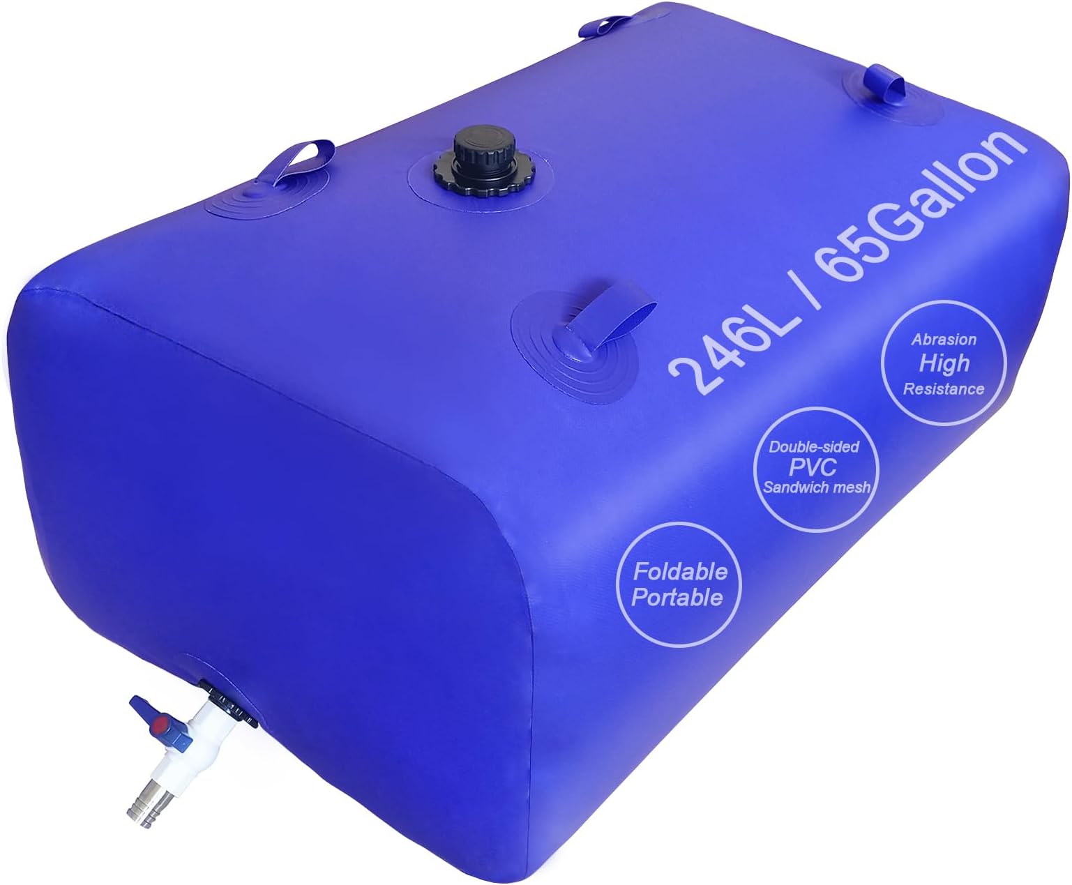 Amazon.com : Ezcasch Portable Water Storage Bladder, 92gal/350L Large ...