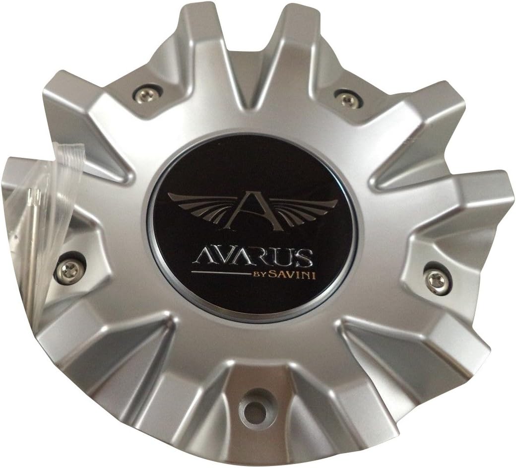 Amazon.com: Avarus # MS-CAP-Z216 / Z215 / AV-3 Silver Custom Wheel ...