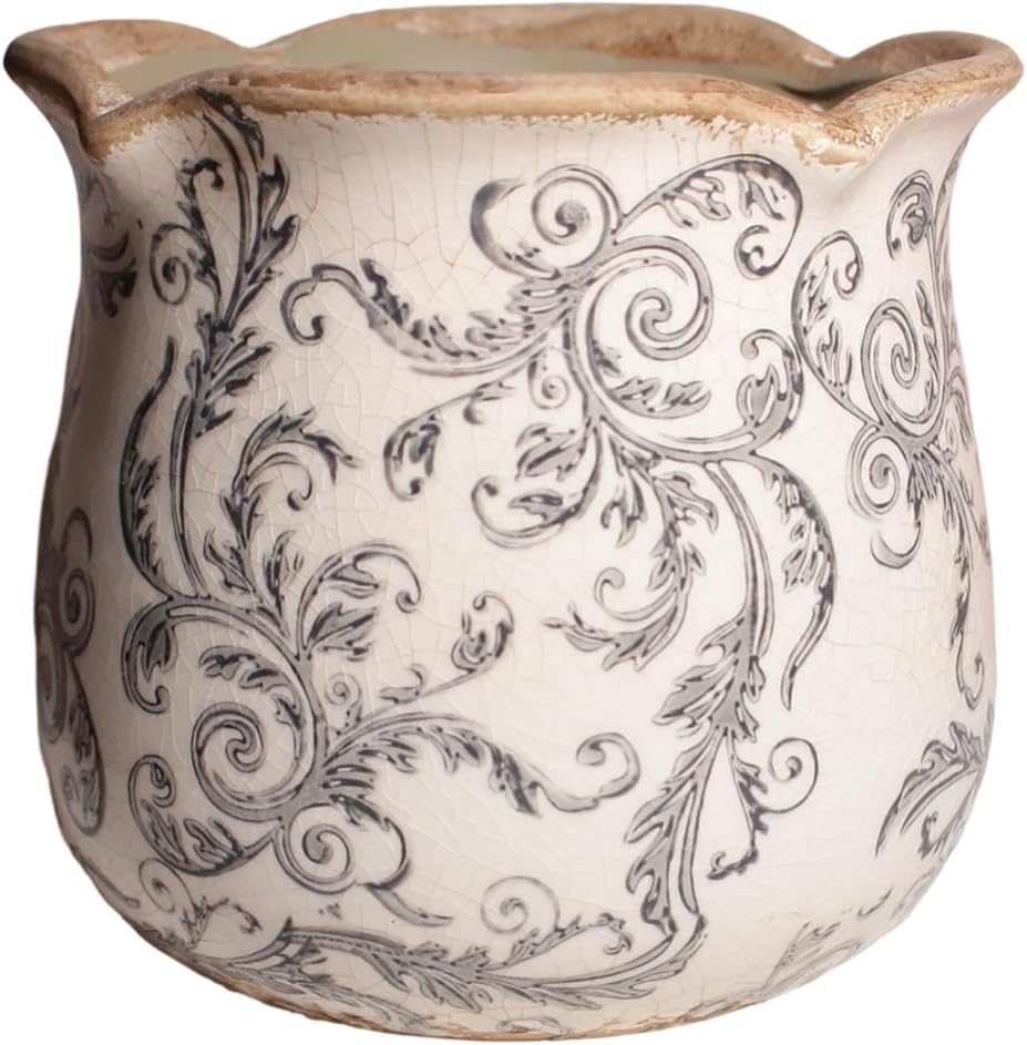 Amazon.com : Xiaan Jiaju Ceramic Pots for Plants, Vintage Plant Pot ...