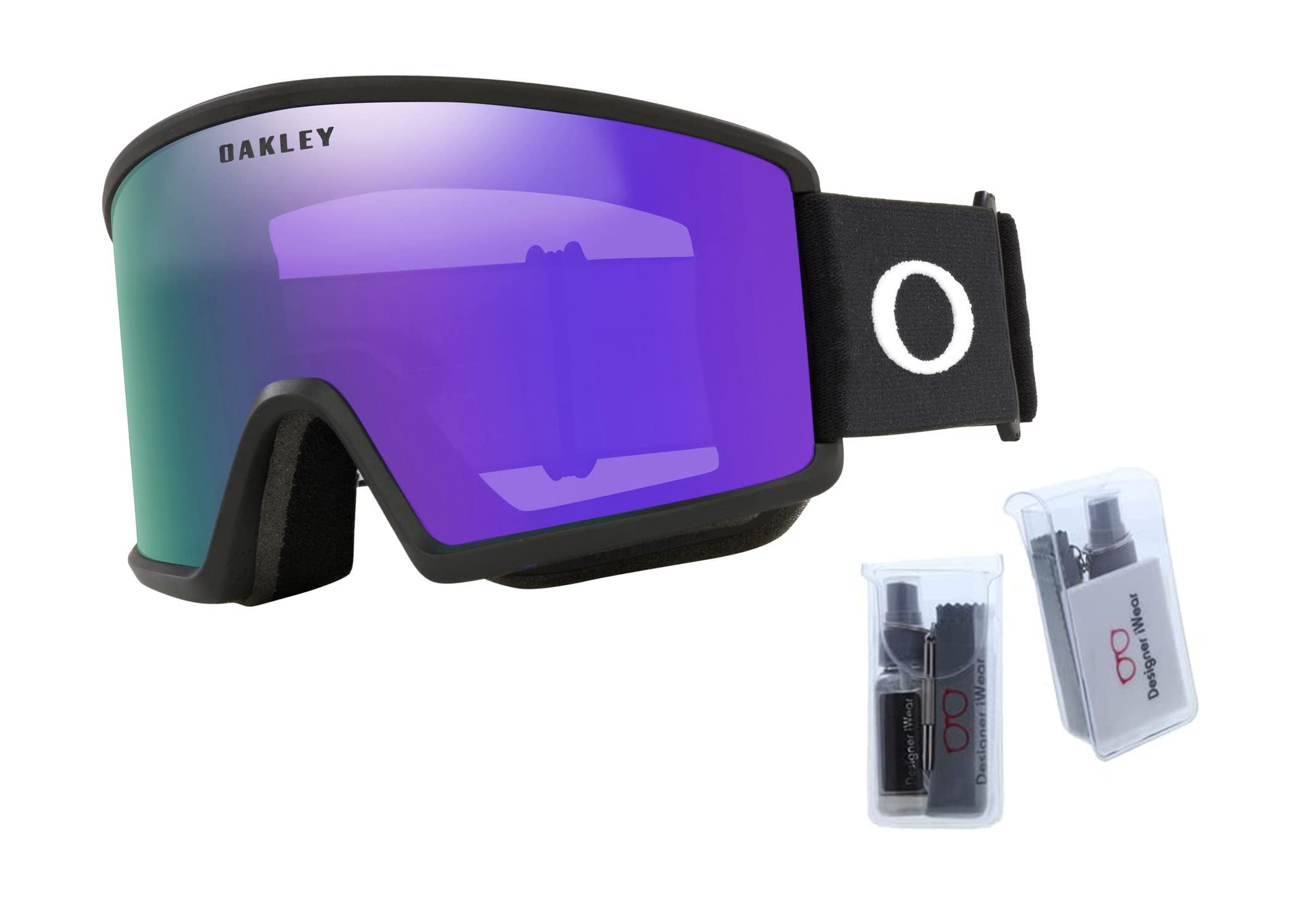 Snapklik.com : Oakley Target Line M OO7121 Matte Black/Violet Iridium ...