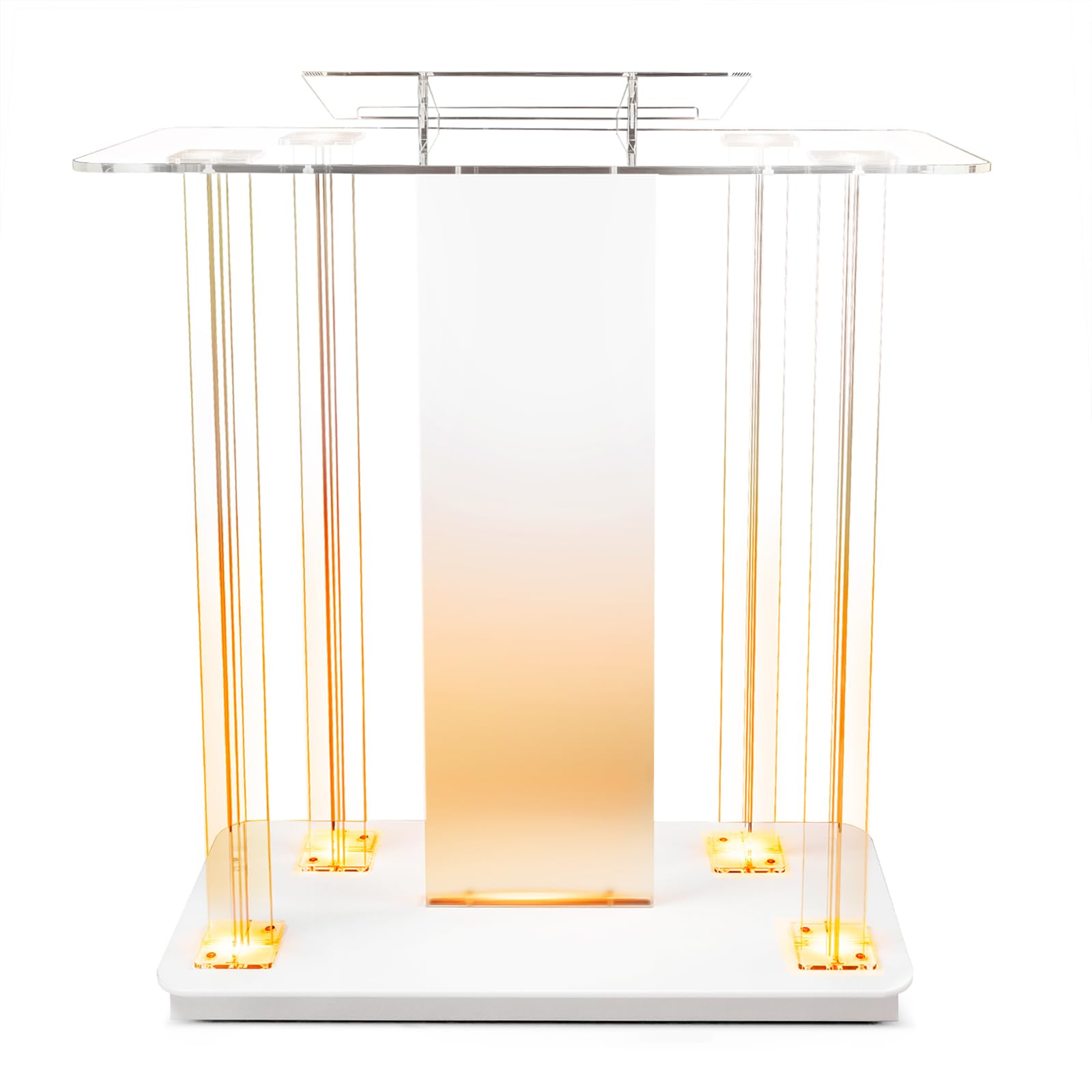 Amazon.com: Devloutt Acrylic Church Pilpits with Wheels, 46'' Church ...