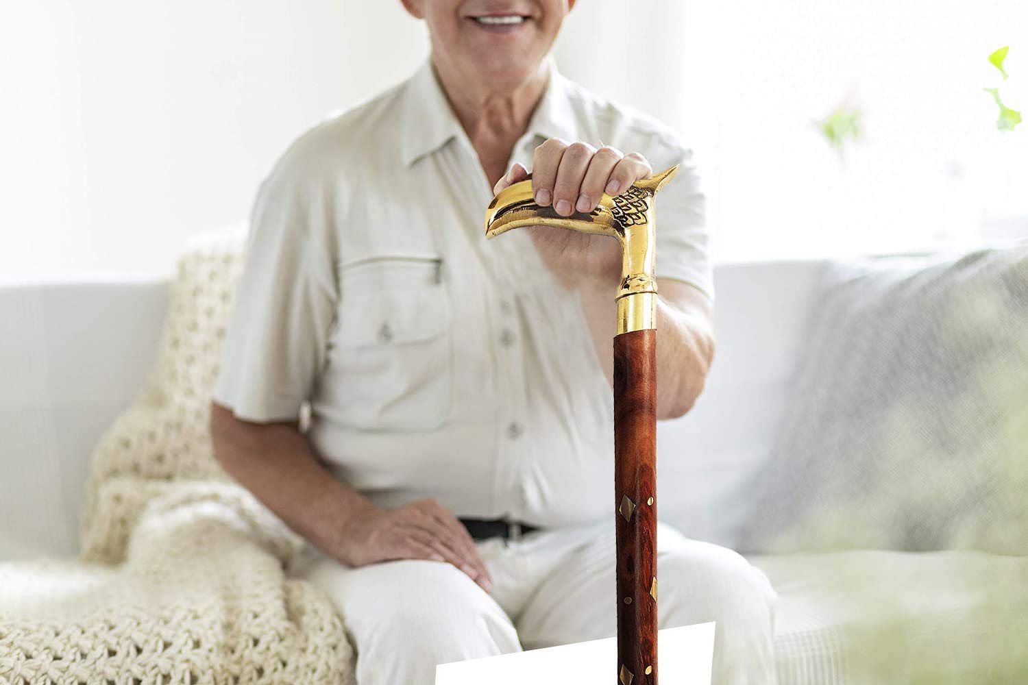 Buy ADA Handicraft Unisex Surgical Walking Stick Portable & Foldable ...