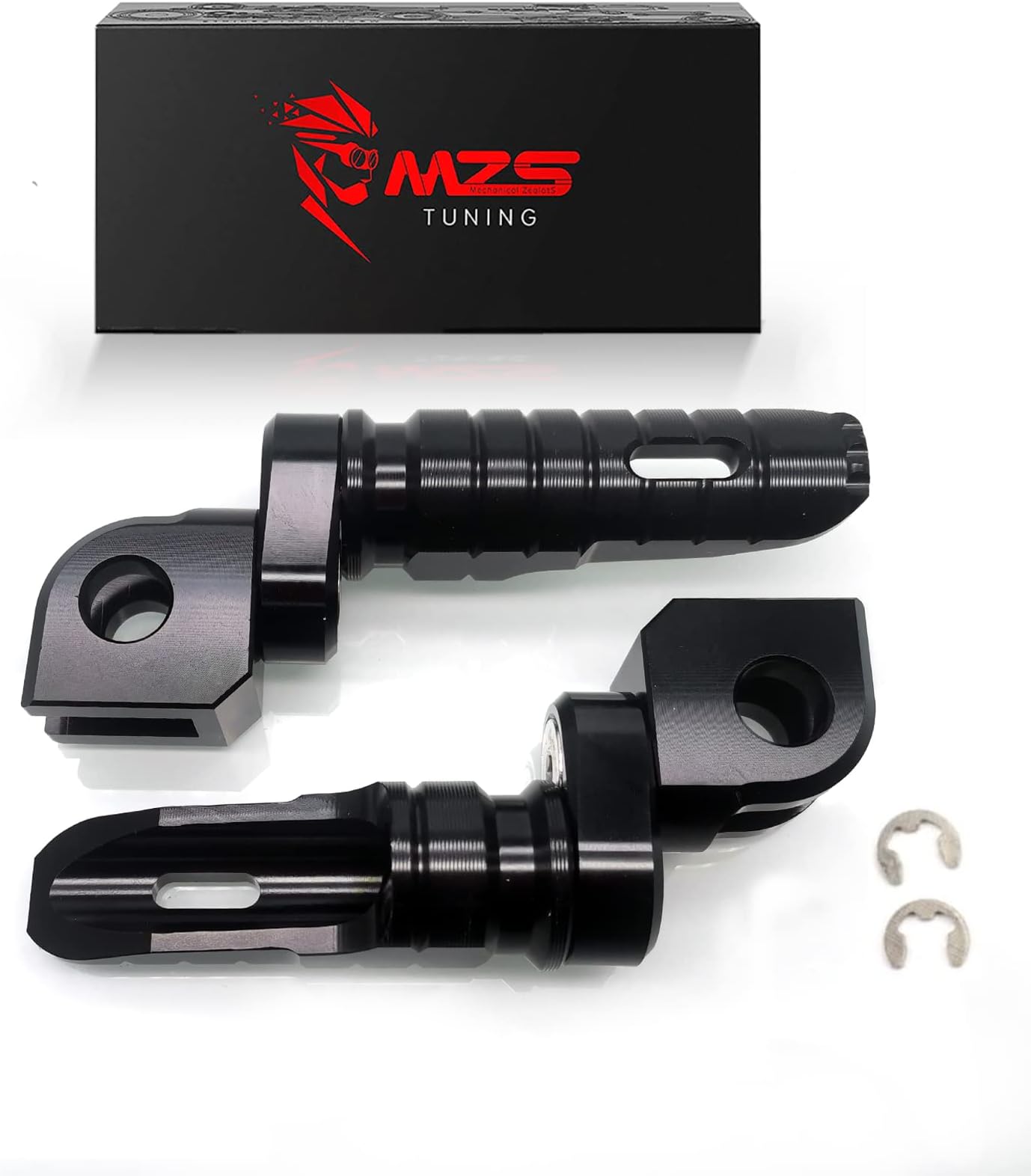 Amazon.com: Motorcycle Front Foot pegs Foot Peg Footrest for Yamaha ...