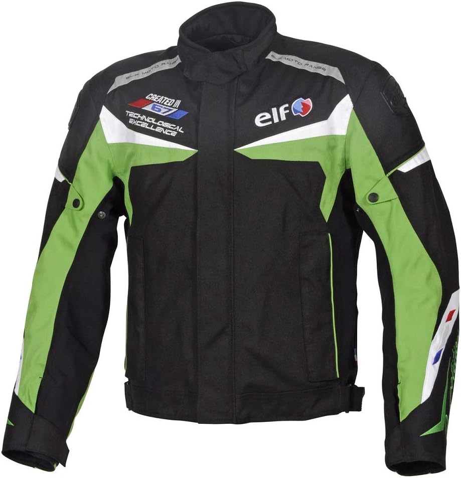 Amazon | [エルフ] バイク用 ジャケット WPツーリスモジャケット グリーン LWサイズ EL-9242 | ジャケット | 車＆バイク