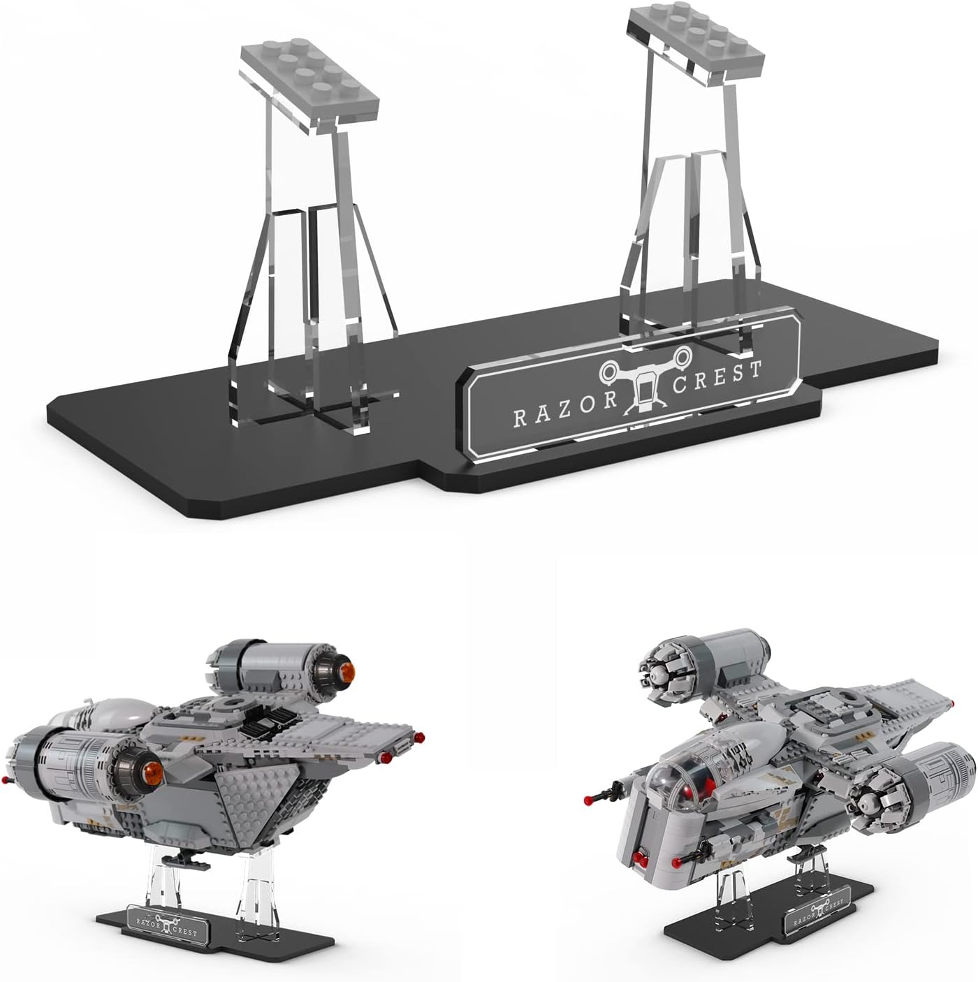 Amazon.com: NAOCARD Display Stand for Lego X-Wing Starfighter 75301 ...