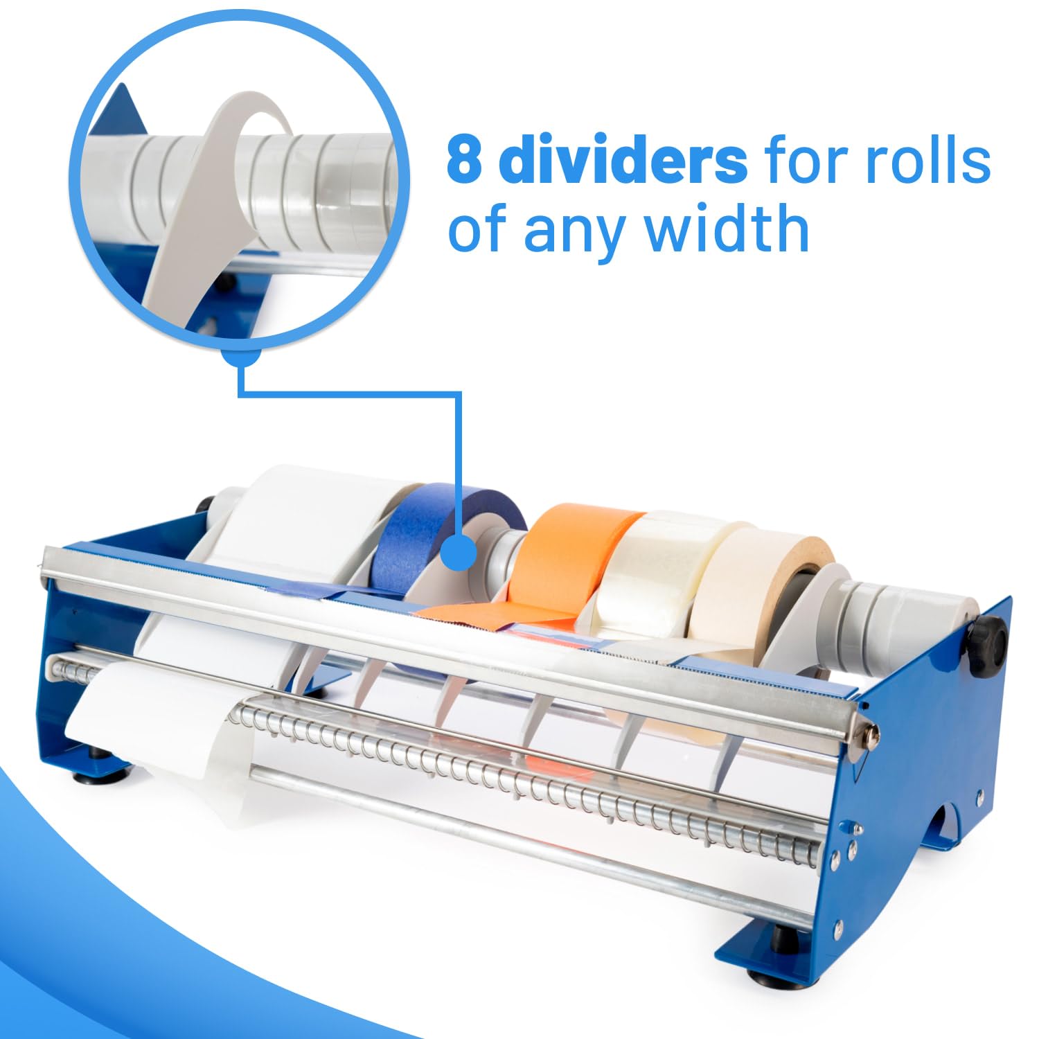 IDL Packaging 18" Manual Label and Tape Dispenser, 2" and Up Core Size ...