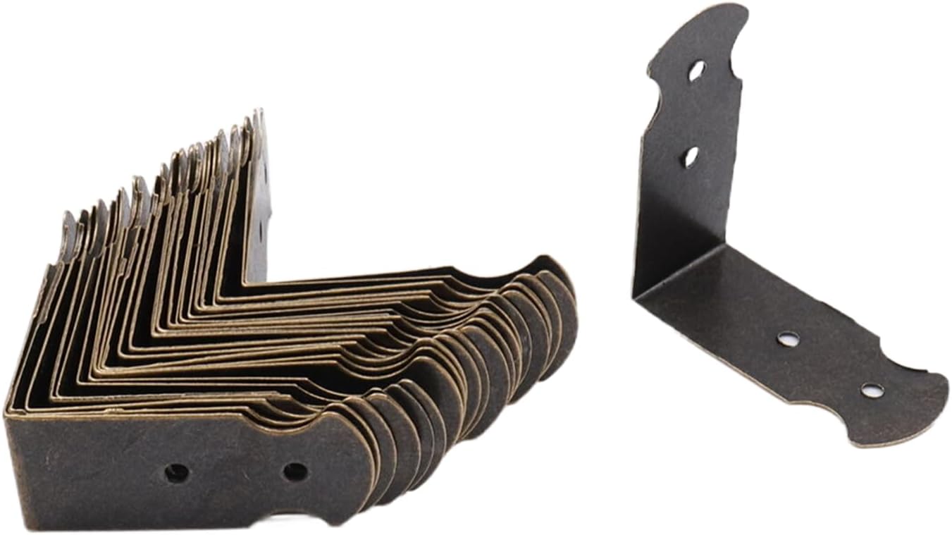 Amazon.com: HJ Garden 4pcs Metal Corner Brackets Furniture Corner ...