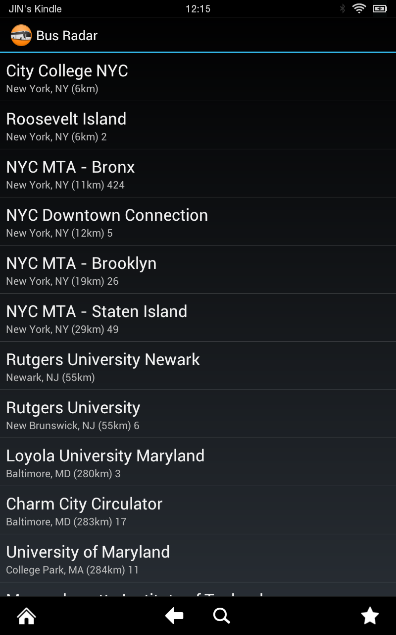 Bus Tracking Radar - App on Amazon Appstore