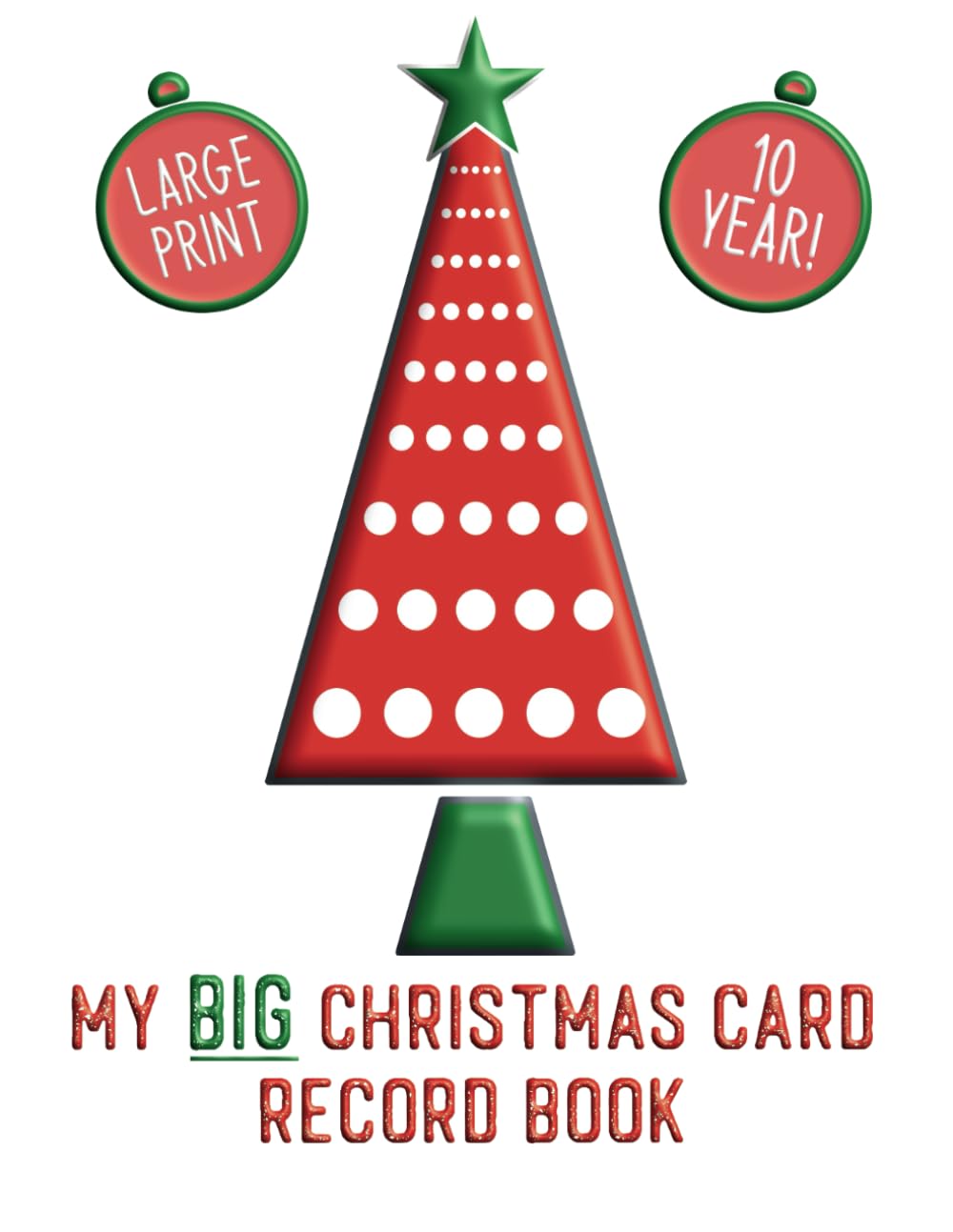Christmas Card Address Book And Tracker: 10 Year Organizer to Record ...