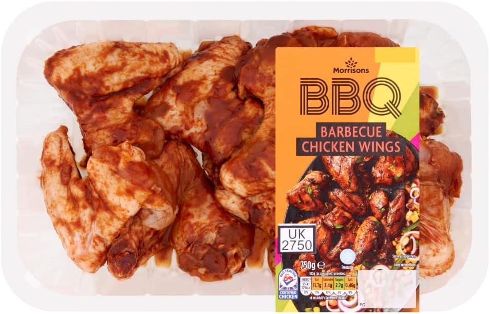 Morrisons Barbecue Chicken Wings 750g : Amazon.co.uk: Grocery
