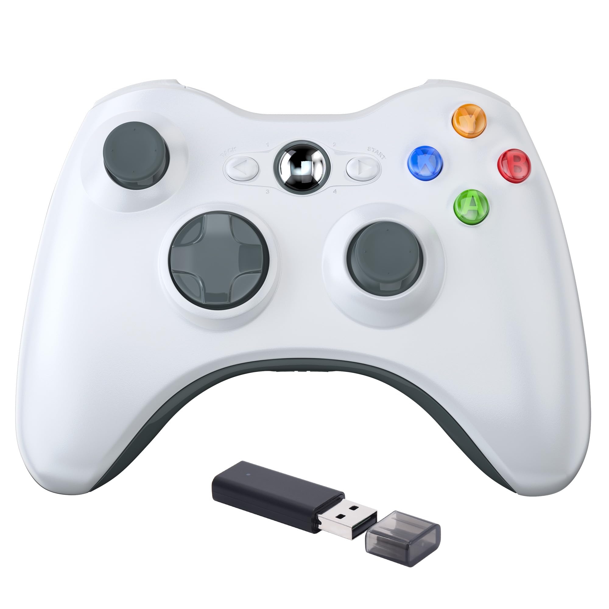 Amazon.com: Wireless Controller Compatible with Xbox 360, 2.4GHZ ...