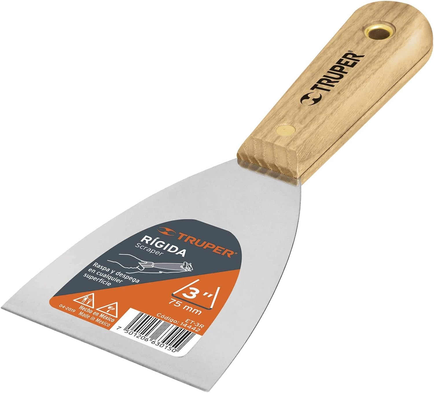 Amazon.com: TRUPER ET-3R Stiff Scrapers 3" (76mm) : Tools & Home ...