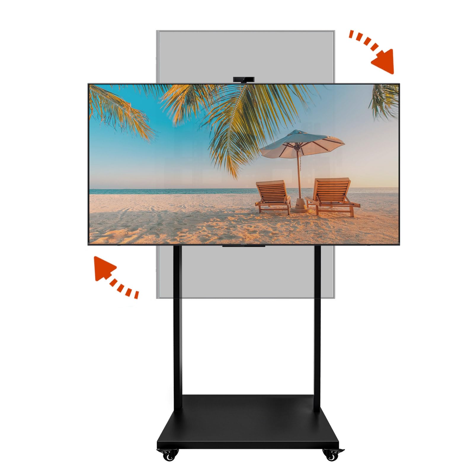 Snapklik.com : Hovadova Rolling TV Stand