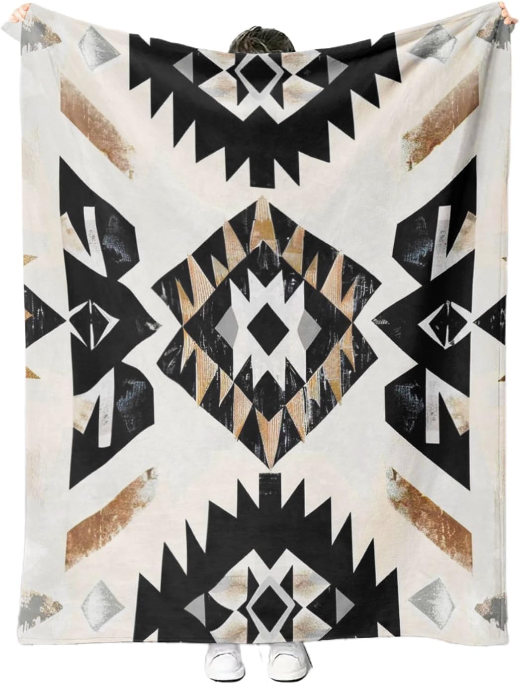 Amazon.com: YWZDS Aztec Throw Blanket, Boho Geometric Pattern ...