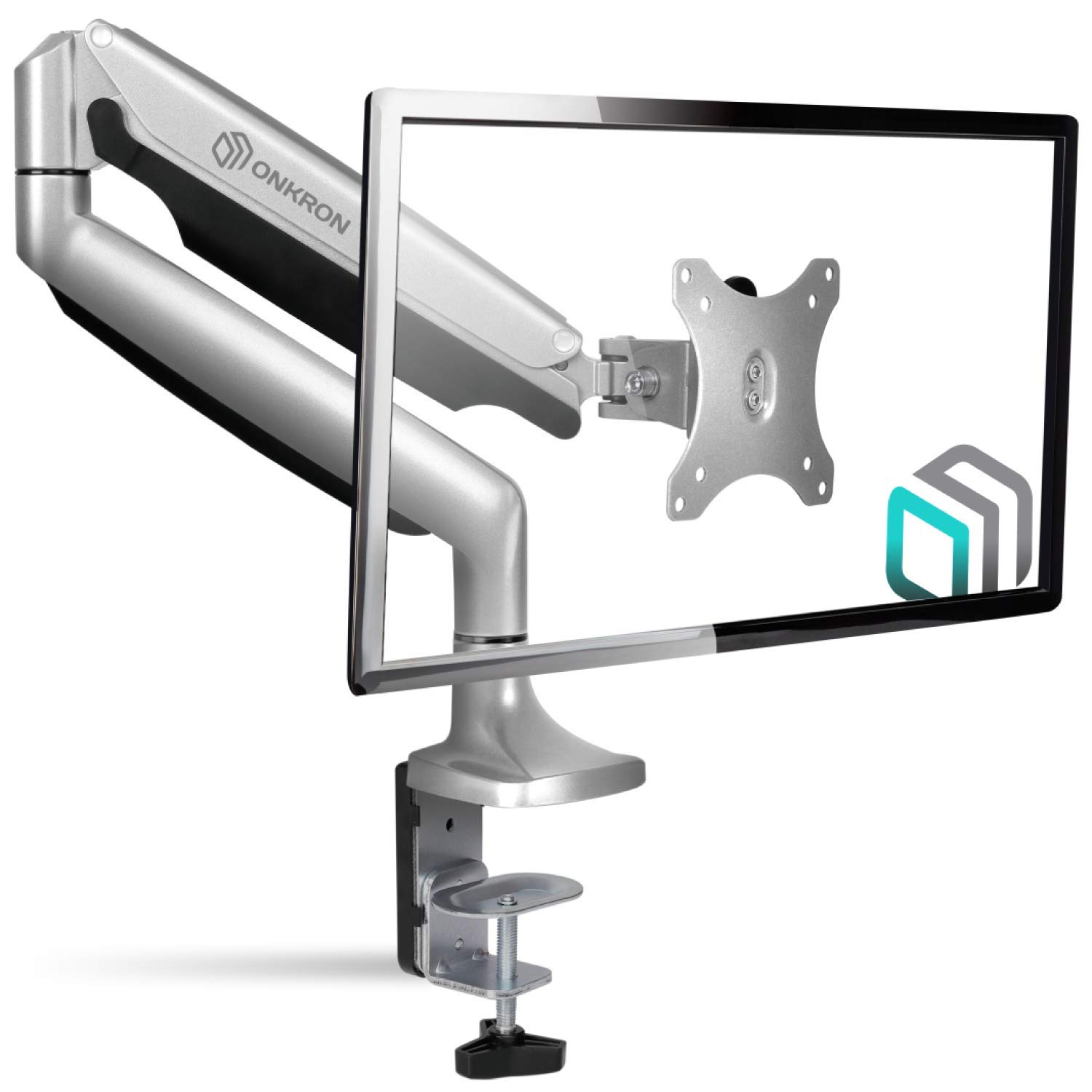 ONKRON Monitor Desk Mount Full Motion with Mount and Gas Spring Fully ...