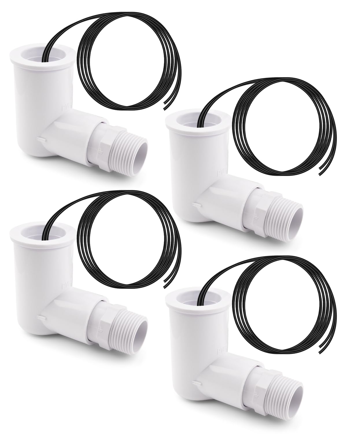 SS2 Float Switch L Shape with 3/4" Adaptor and 6' Wire Water Float ...