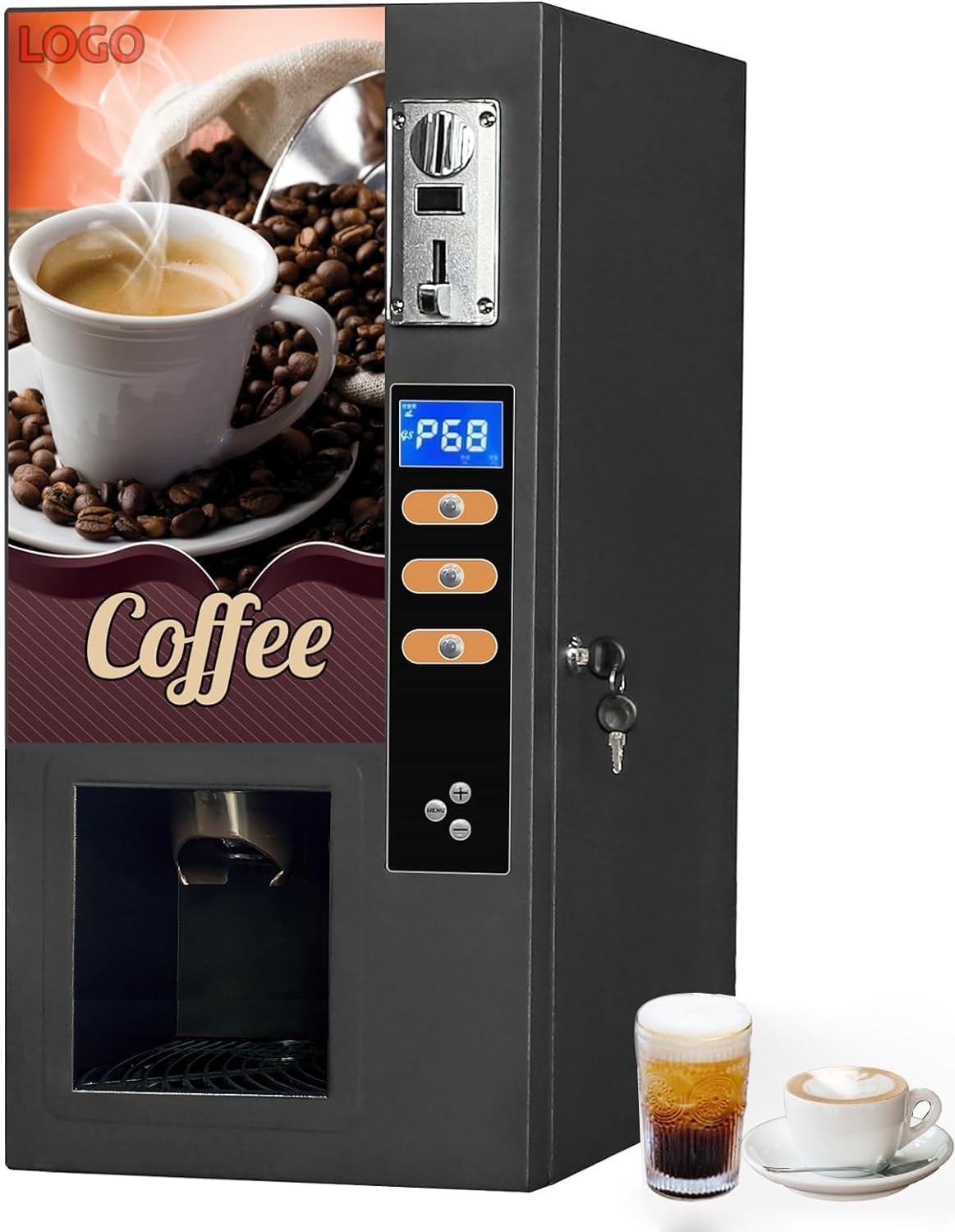 DIOSTA Coffee Vending Machine Coffee Maker with Smart Commercial Self ...