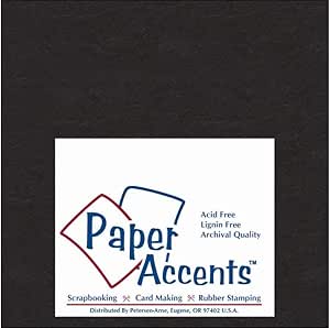 Amazon.com: Chipboard 6x6 1X Heavy 50pt 25pcPk Black