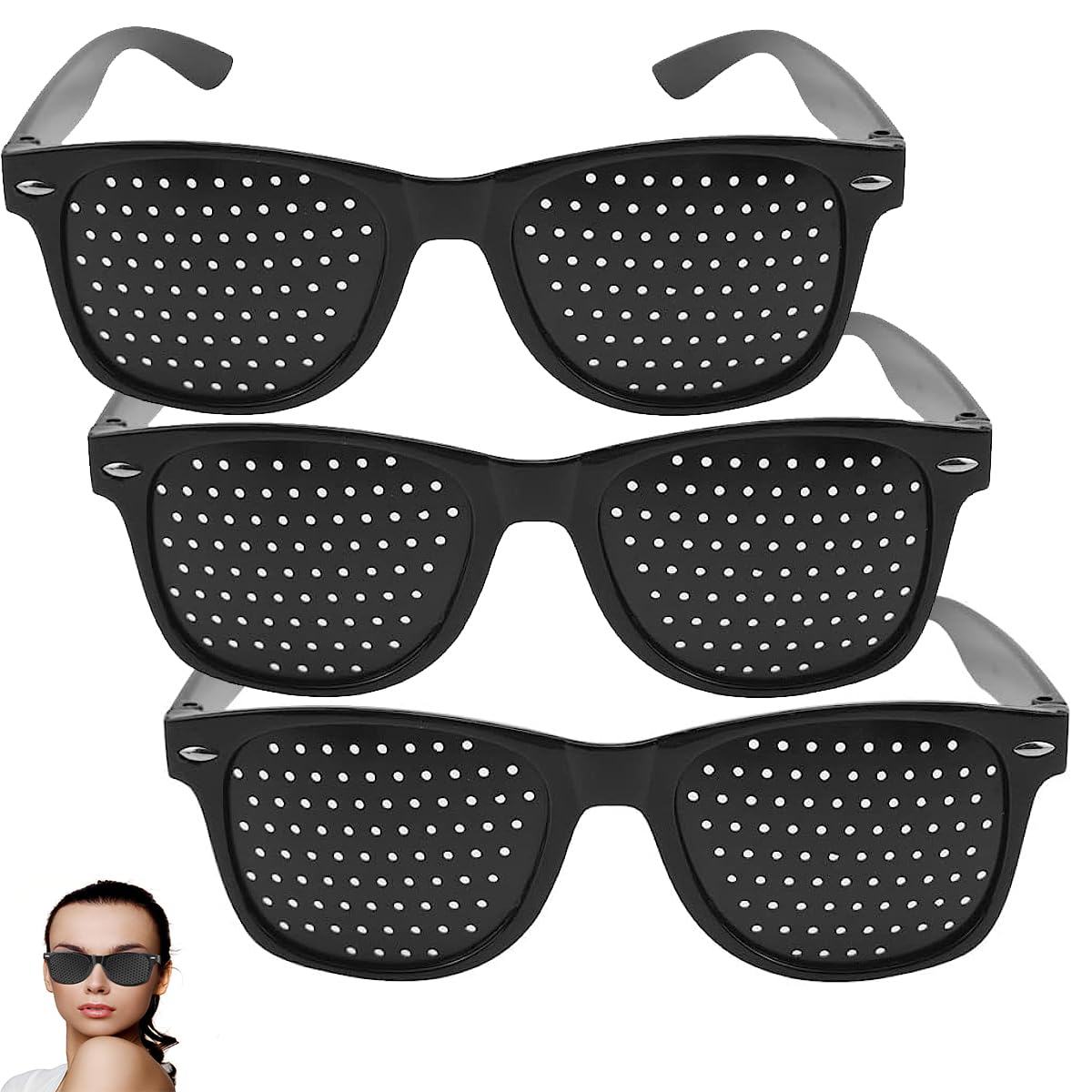 FaJoek Grid glasses, pinhole glasses, eye trainer, pinhole glasses ...