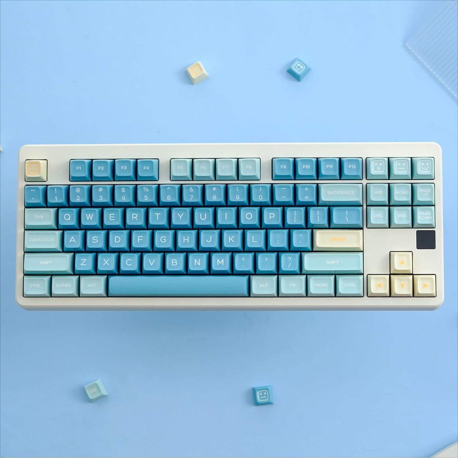 Amazon.com: Two-Color Keycaps Set, 160 Keys/ABS/SA Profile/Doubleshot ...