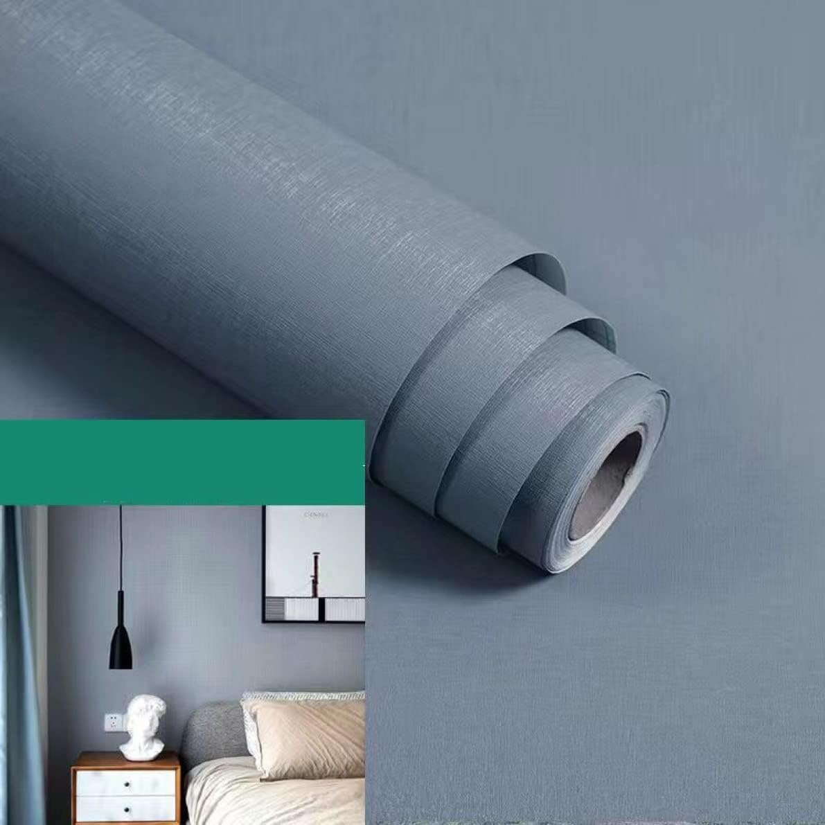 Amazon | QQZSG 壁紙 コンクリートシール 60cm*5m グレー カッティングシート 60cm×5m J リメイクシート はがせる壁紙 厚みあり クロス ウォール ステッカー ...