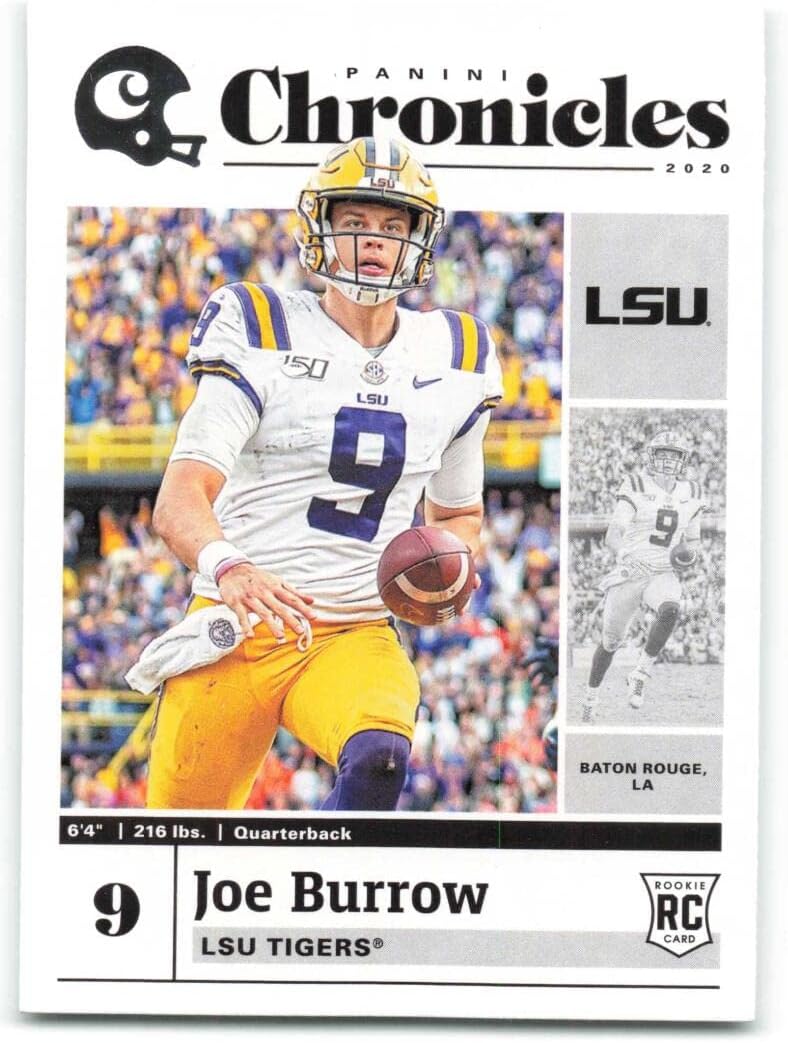 Amazon.com: 2020 Chronicles Draft Picks Draft Picks #1 JOE BURROW RC ...