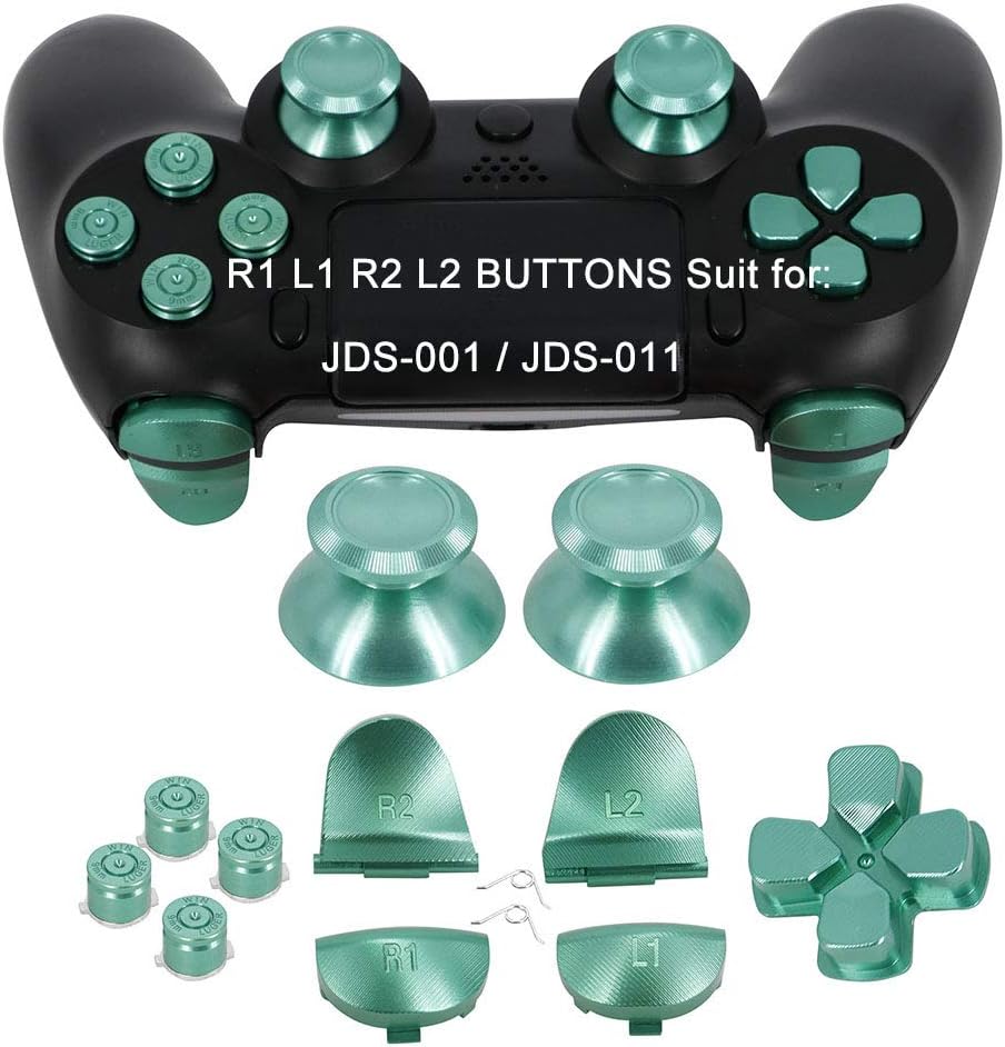 Amazon.com: Full Metal Bullet Buttons for PS4 Controller, COCOTOP ...