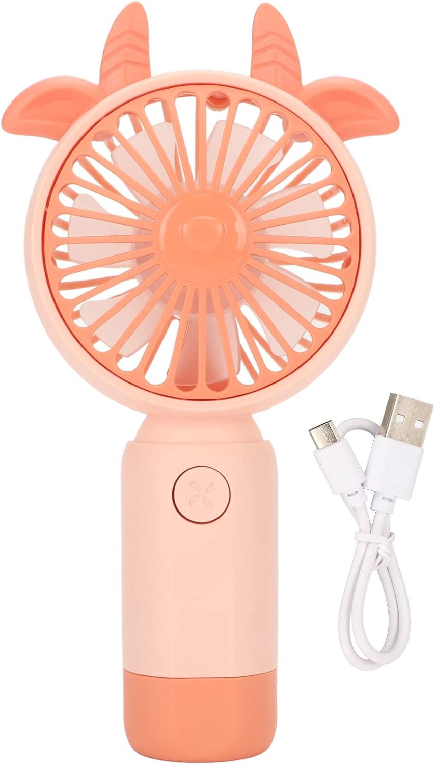 Amazon.com: Portable Handheld Fan, Mini Hand Held Fan Two Levels Strong ...