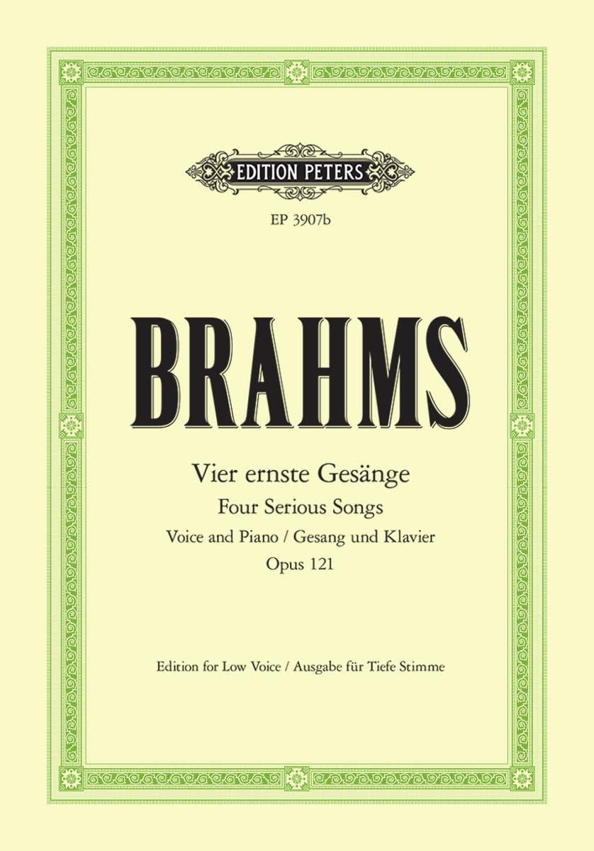 Amazon.co.jp: Vier Ernste Ges„nge Opus 121 : 本