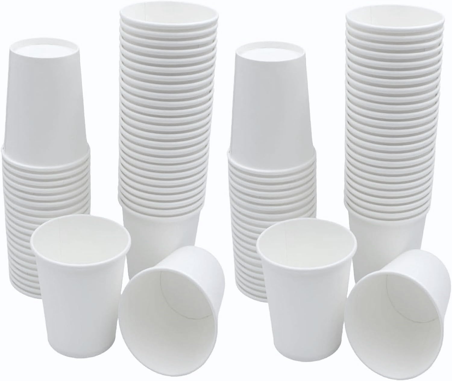 Sunrise Packaging 1000 x Hot/Cold Drinks 7oz White Paper Cups ...