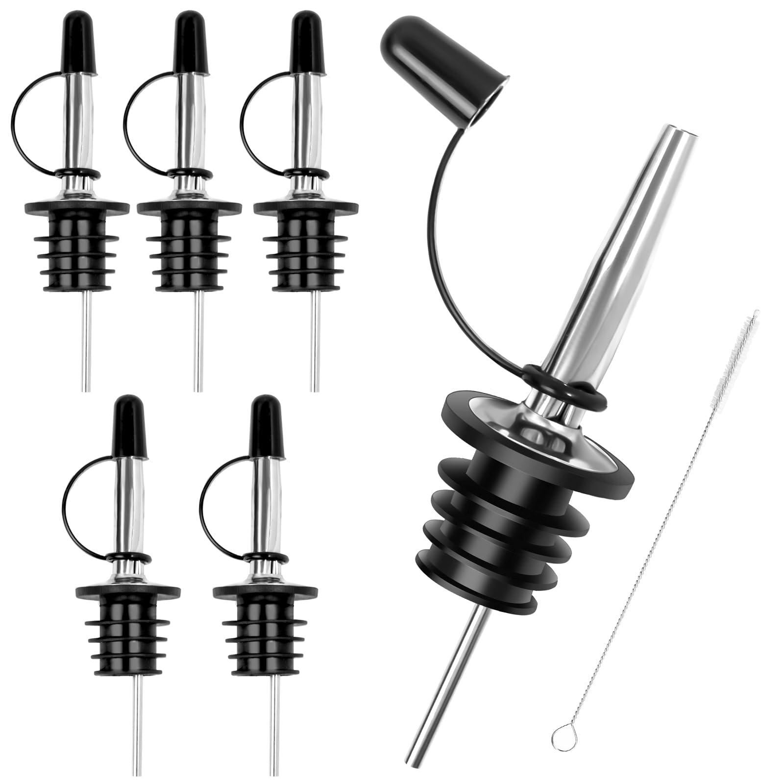 Amazon.com: Anyongora 6 Pack Liquor Pour Spout, Food-Grade Liquor ...