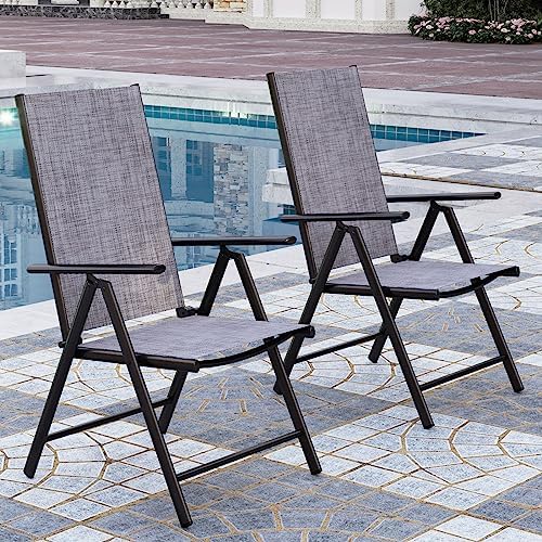 Amazon.com: Zew Set of 2 Bamboo Folding Director Chair Portable ...