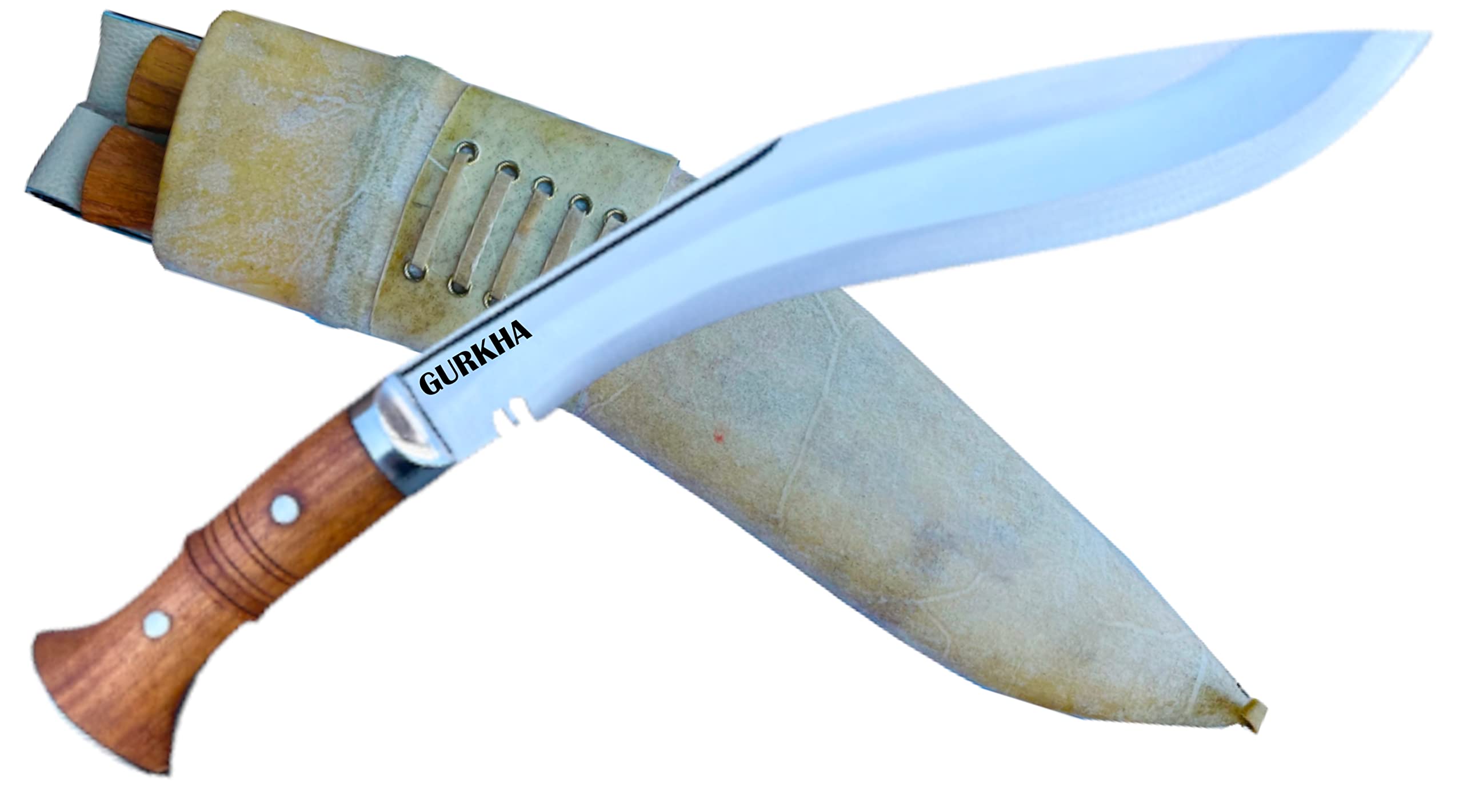 Buy GurkhaAfghan Kukri 11.5 IN Fixed Blade 2 Fuller Historical Khukuri ...