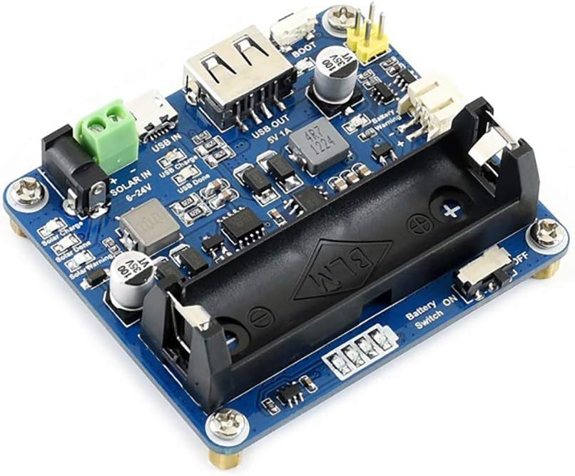 Waveshare Solar Power Management Module for 6V~24V Solar Panel Supports ...