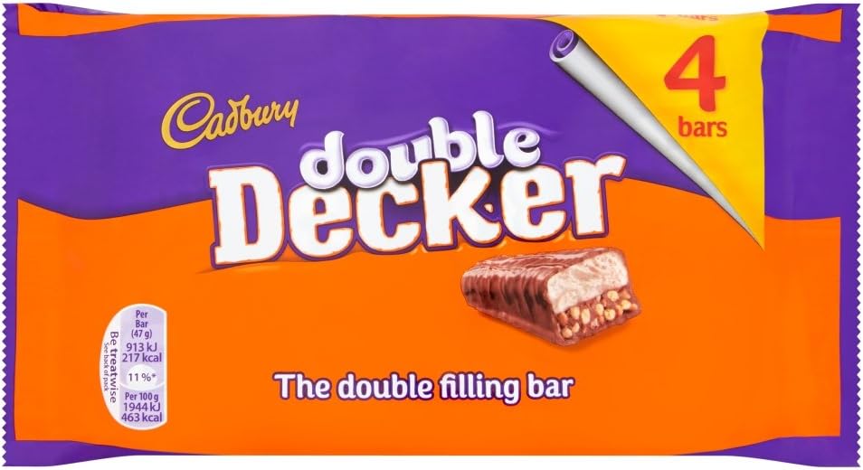 Amazon.com : Cadbury Double Decker Bar 54.5g (Pack of 24) : Grocery ...