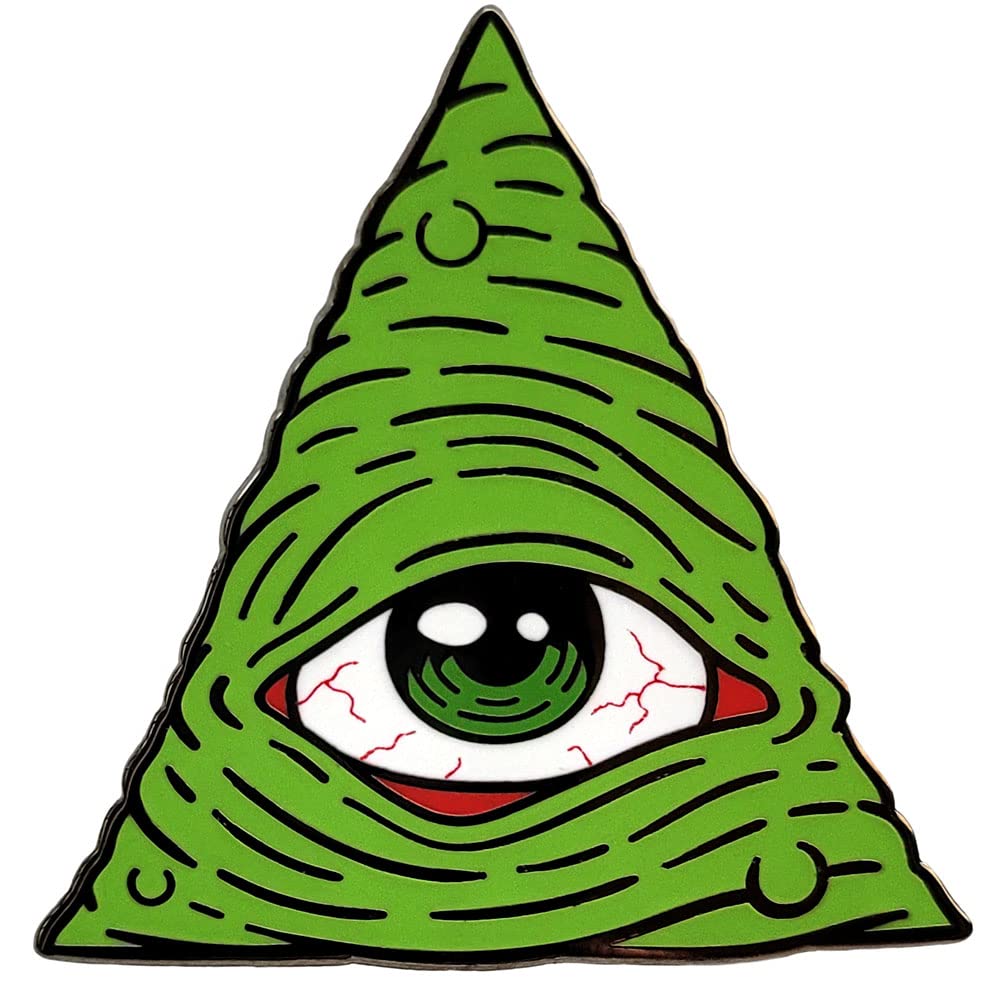 Amazon.com: Pinsanity Creepy 'Eye of Providence' Enamel Lapel Pin ...