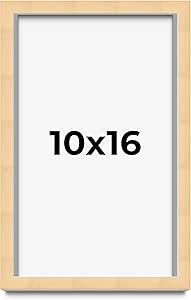 Amazon.com - 10x16 Frame Natural Wood Picture Frame | 0.75 Inch ...