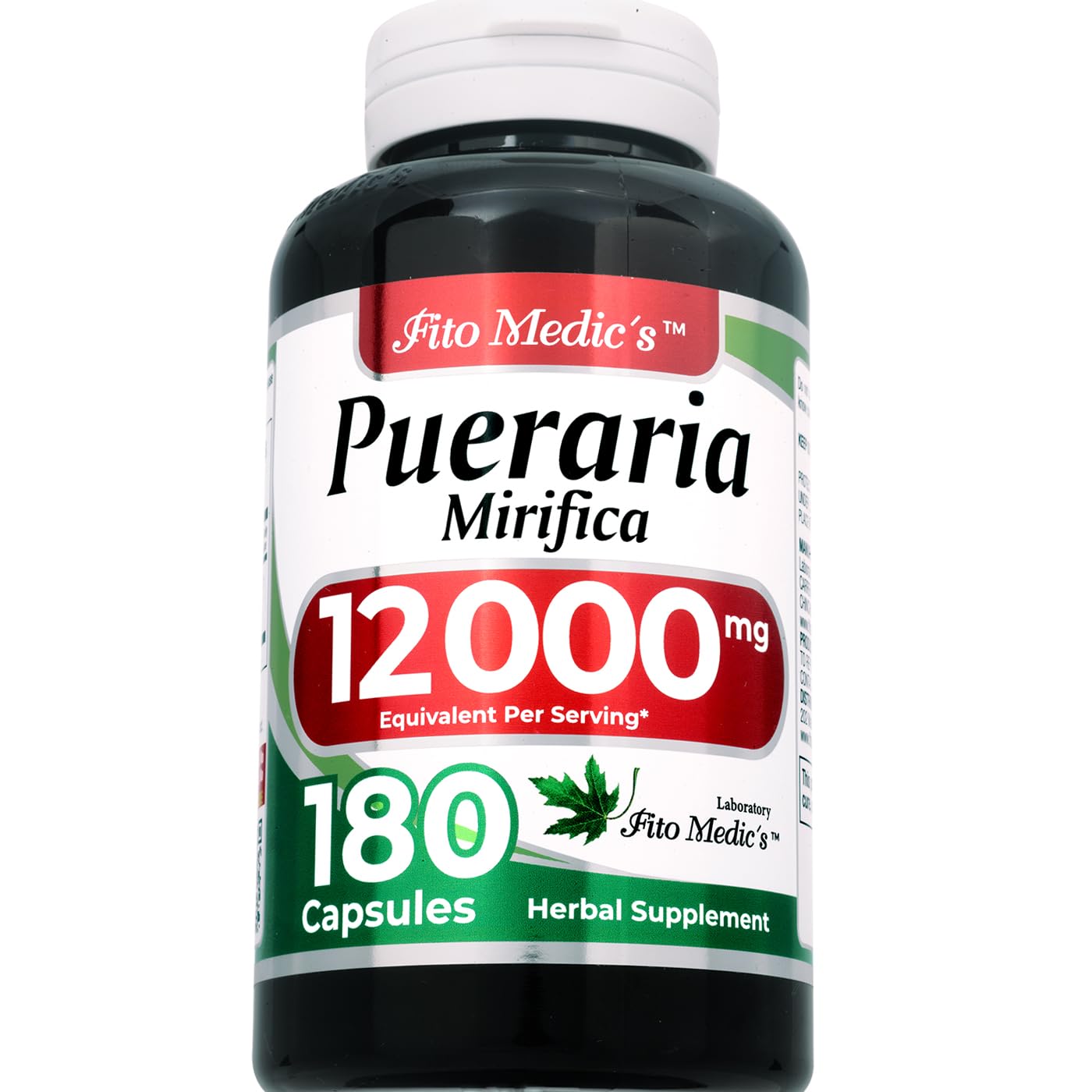 Amazon.com: FITO MEDIC'S Lab | pueraria mirifica |180 Capsules | 12000 ...
