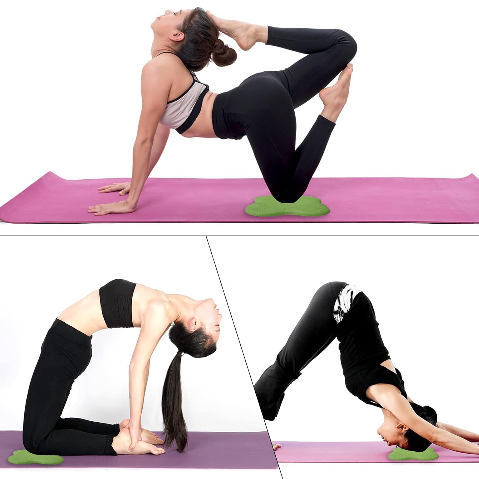 Snapklik.com : Yoga Knee Pads 2 Pack, Yoga Knee Cushion Thick, Exercise ...