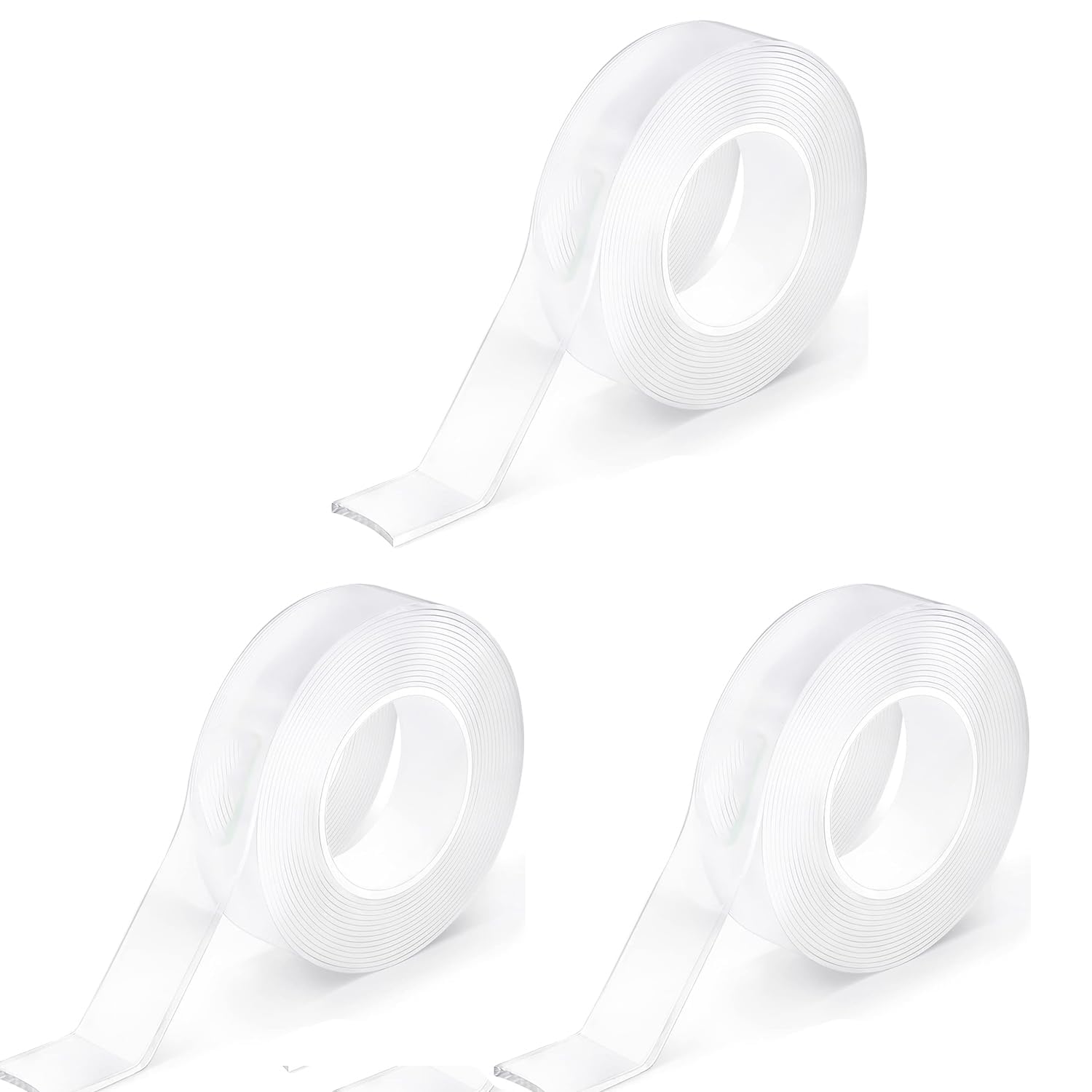 Amazon.com: 3-Pack Heavy Duty Double-Sided Tape - Nano Removable ...