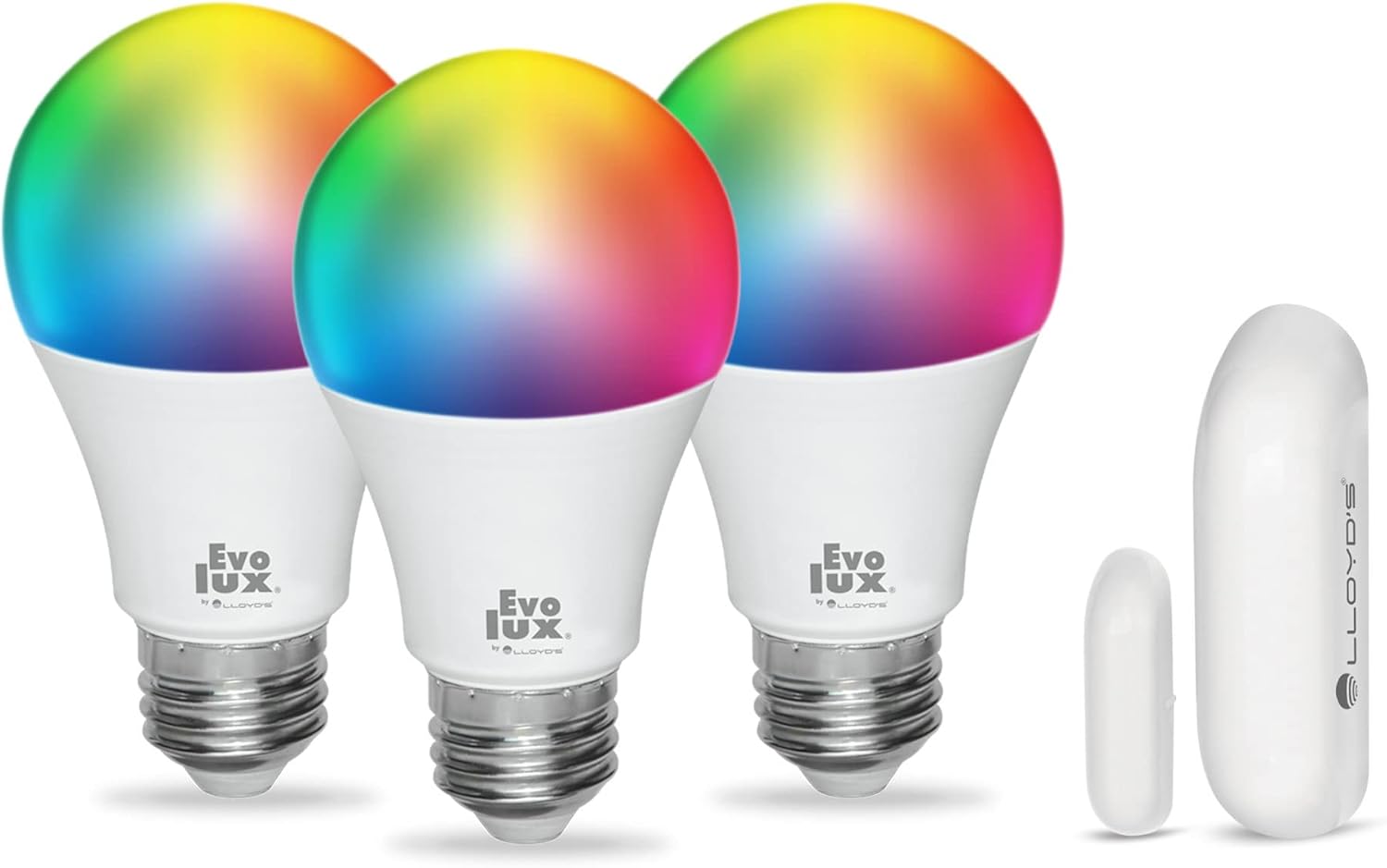 Lloyd's Sensor Magnético Inteligente WiFi para Puertas y Ventanas + Evolux by Foco LED ...