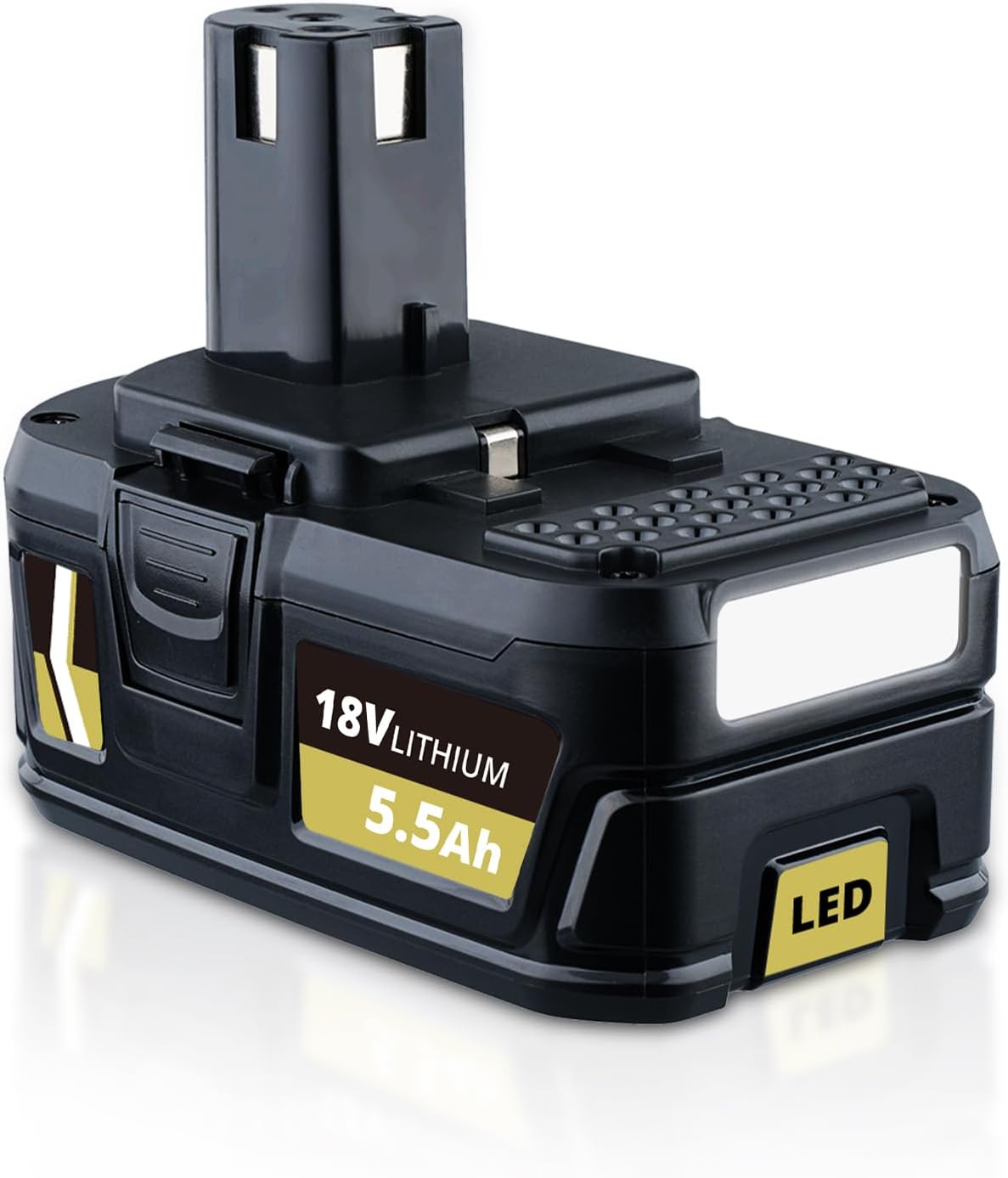18V 5.5Ah P108 Battery Replacement for Ryobi 18V Battery Compatible ...